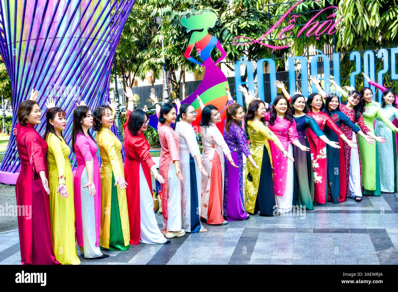 2025 Ao Dai Festival, Ho Chi Minh City, Vietnam Stock Photo - Alamy