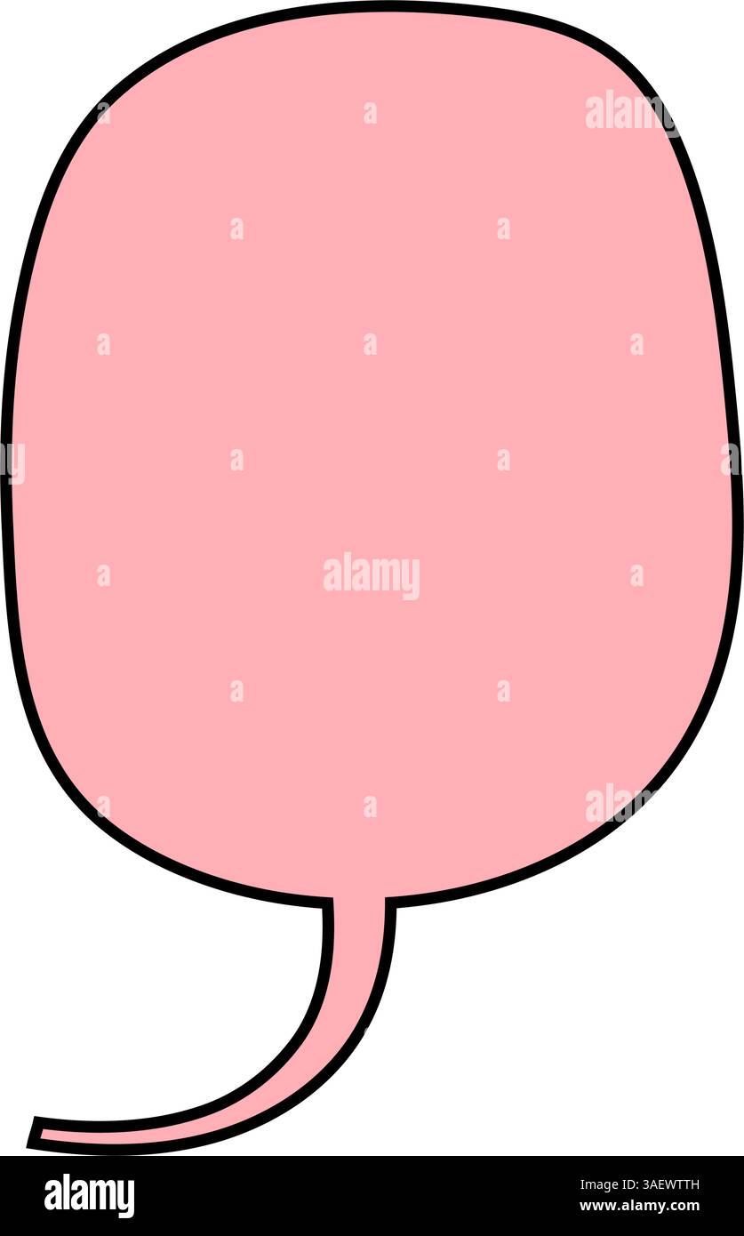 chat bubble hand drawn color vector illustration Stock Vector Image ...