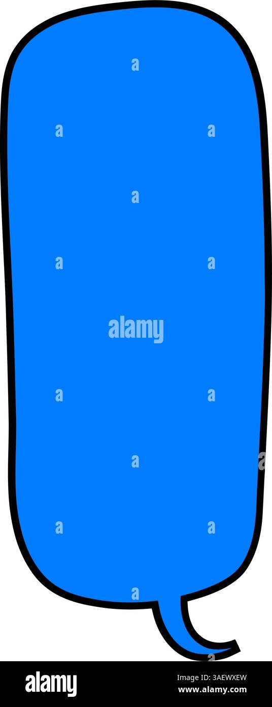 chat bubble hand drawn color vector illustration Stock Vector Image ...