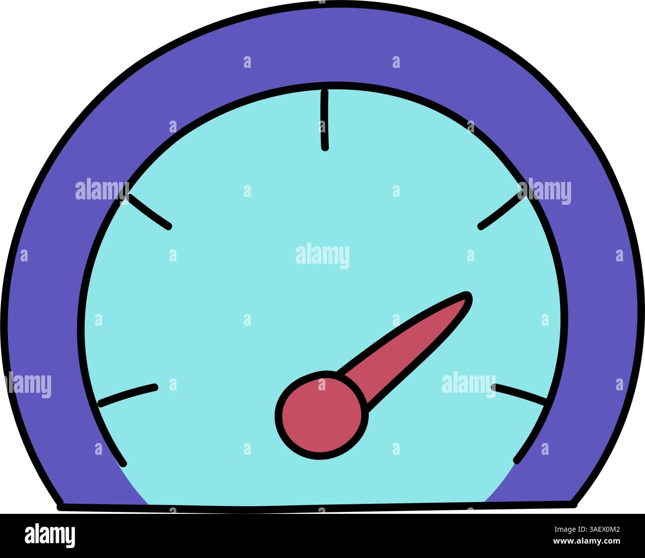 dashboard hand drawn color vector illustration Stock Vector Image & Art ...