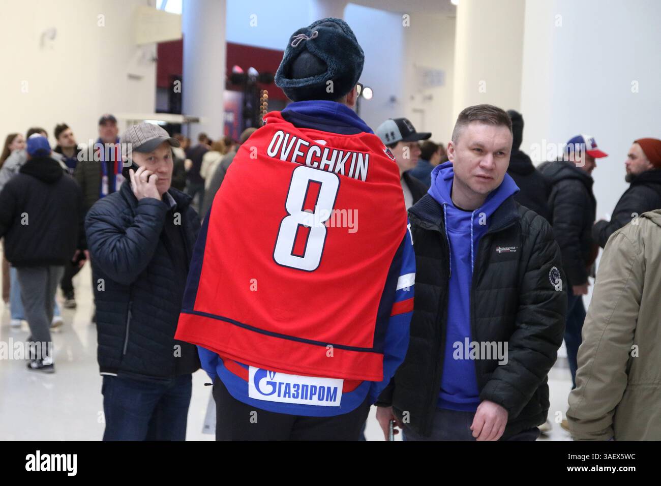 A jersey with the inscription Alexander Ovechkin (8), known as Alex ...