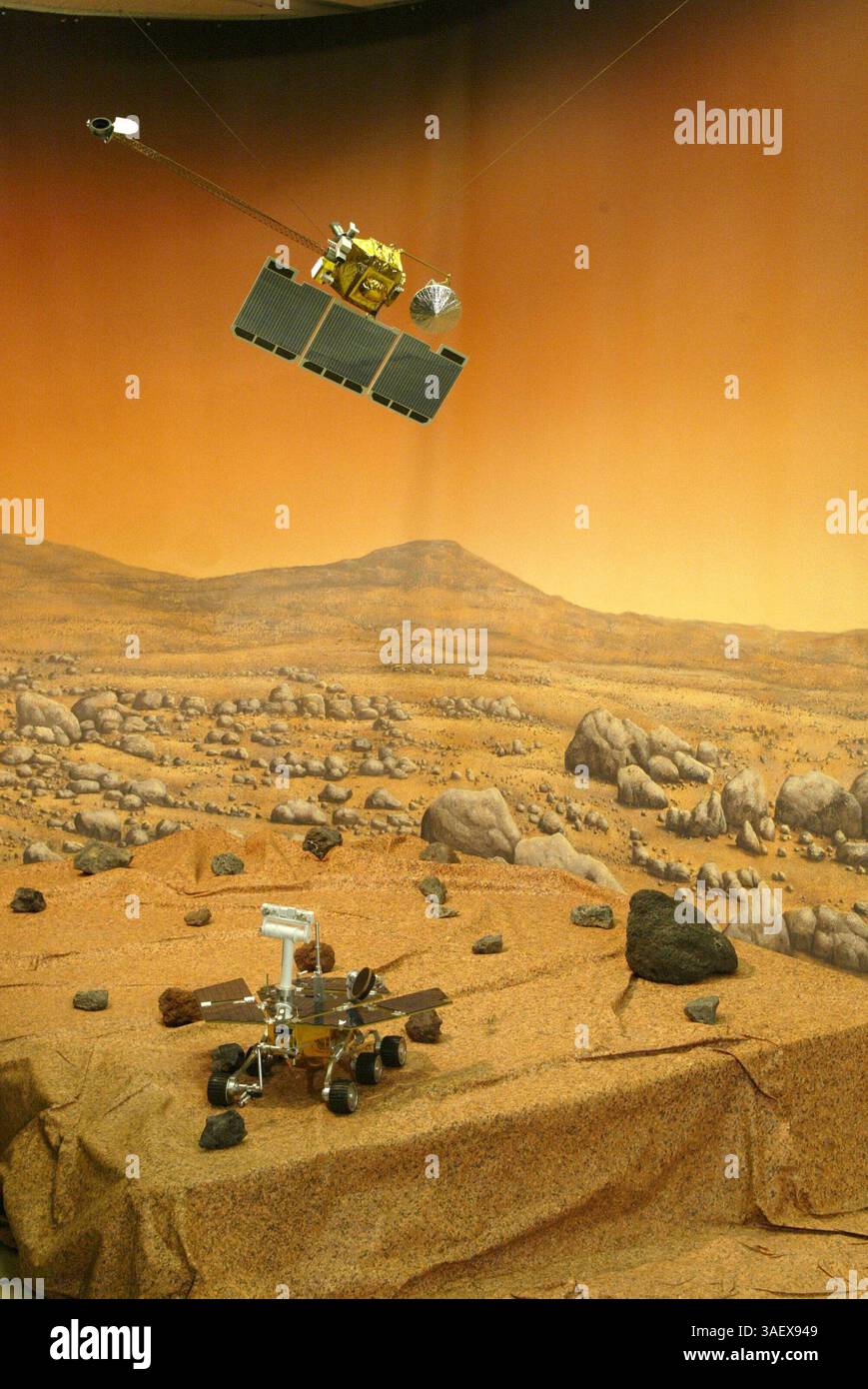Jan 04, 2004; Pasadena, CA, USA; A model Mars Exploration Rover at the ...