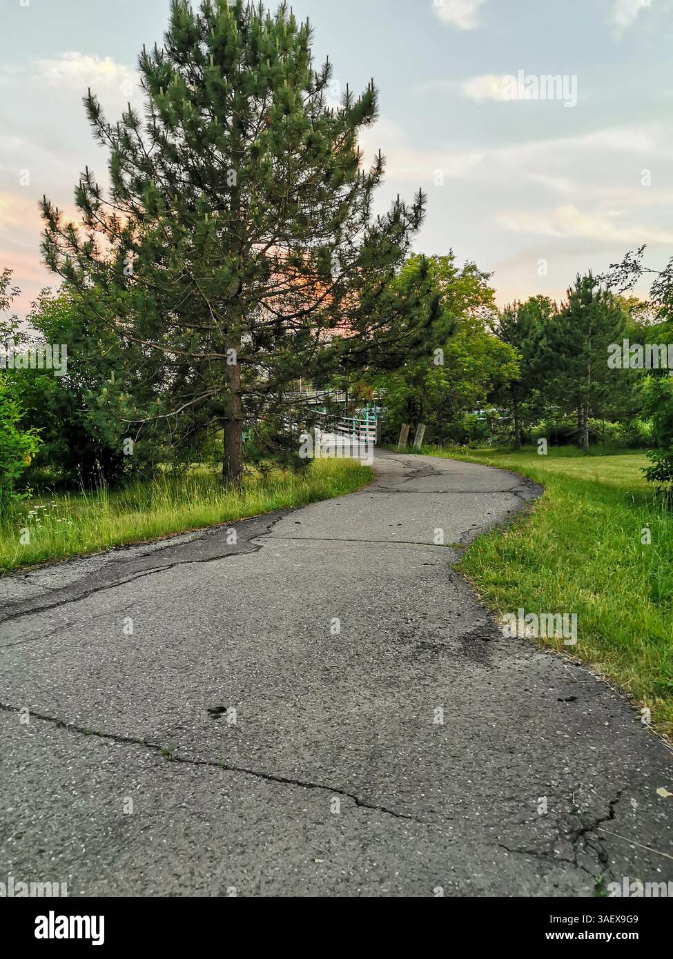Asphalt green recreation area hi-res stock photography and images - Alamy