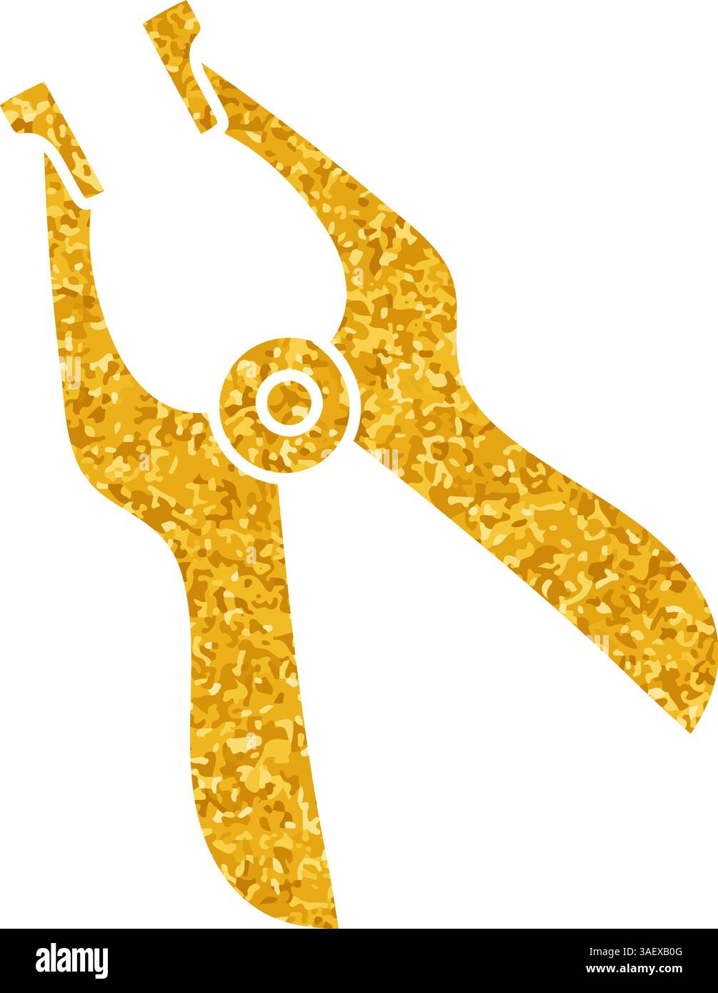 Wood clamp drawing in gold color style Stock Vector Image & Art - Alamy