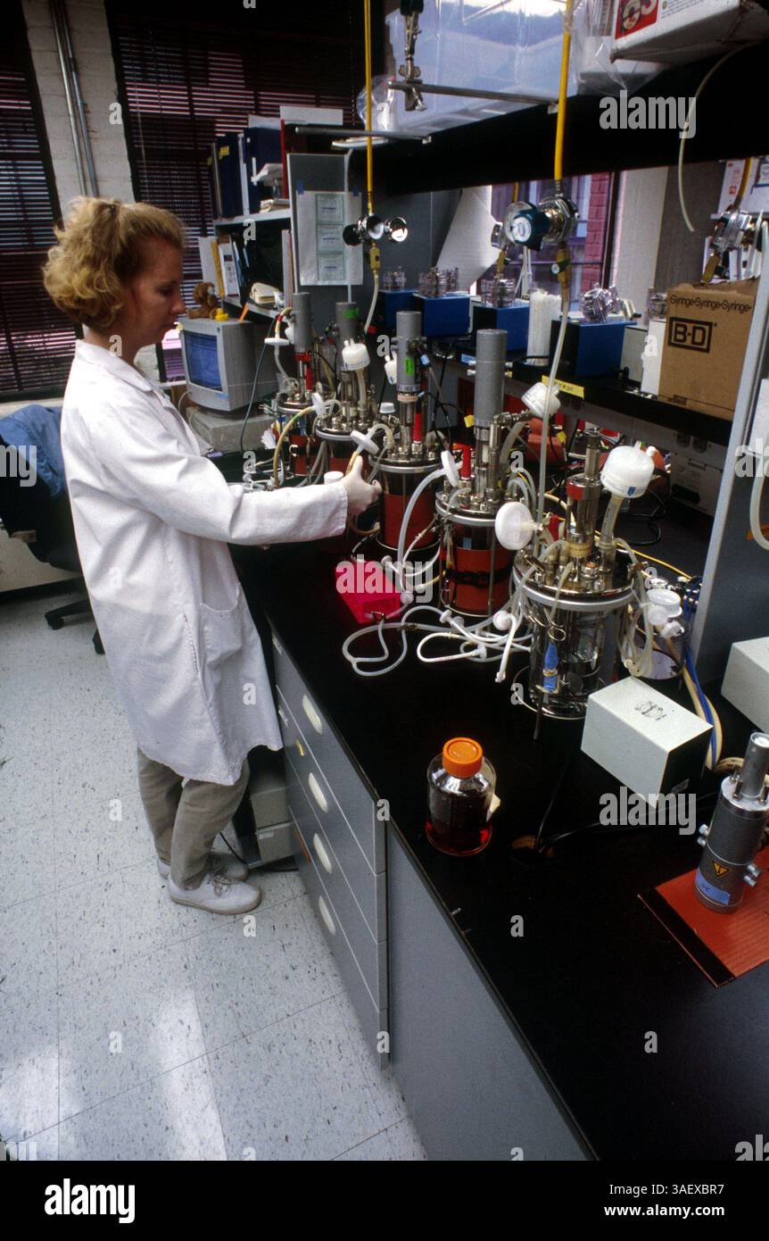 Jan 01, 1999; Seattle, Washington, USA; A biotech worker @ Immunex, a ...