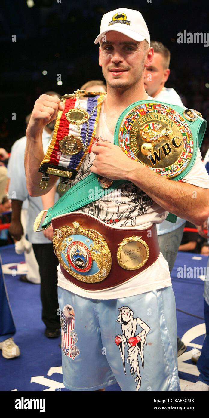 Jun 07, 2008 - Altantic City, New Jersey, USA - After his 3rd Round TKO to win the WBC/WBO ...