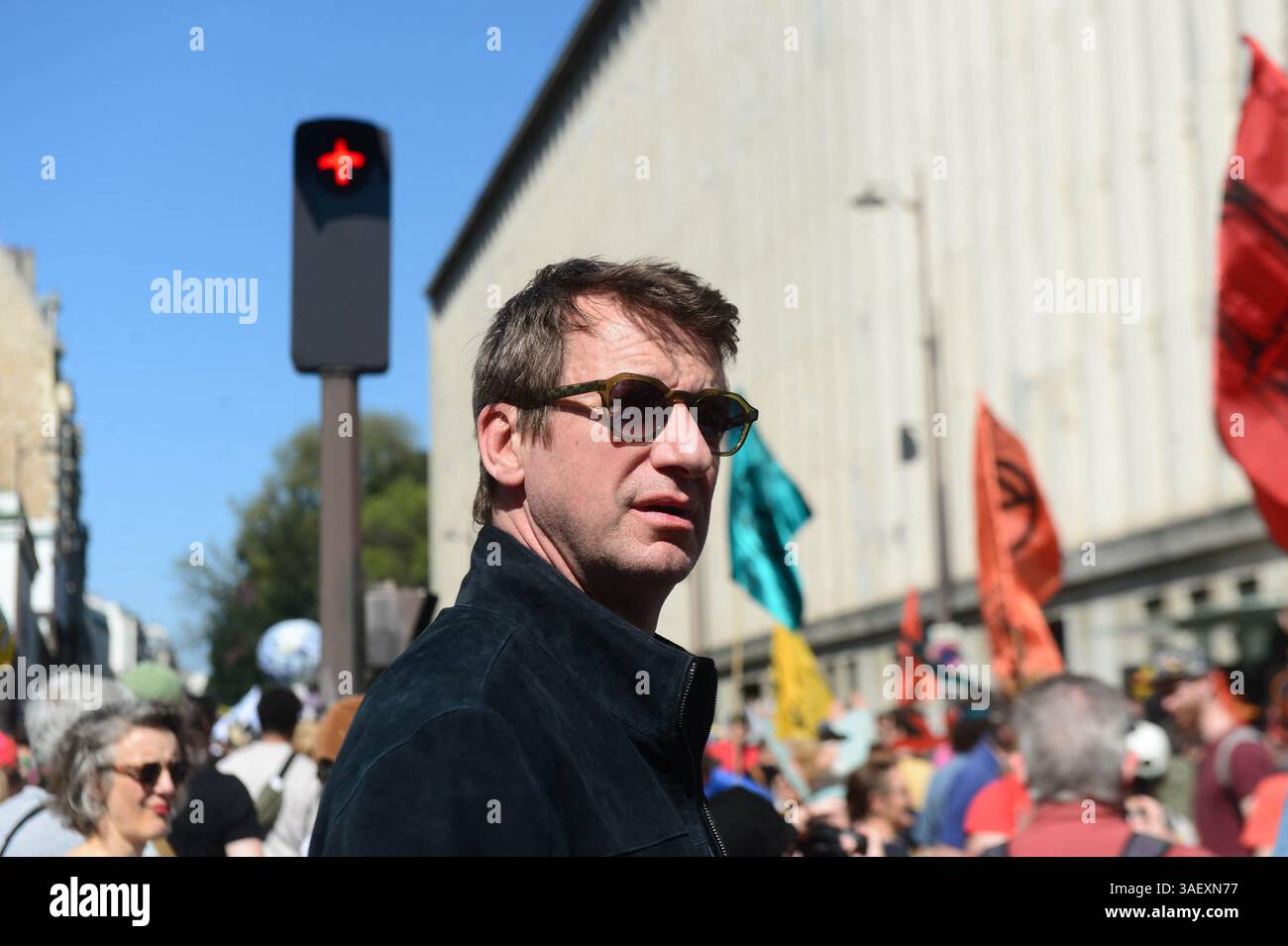 Paris, France. 05th Apr, 2025. Yannick Jadot, Green Senator for Paris ...