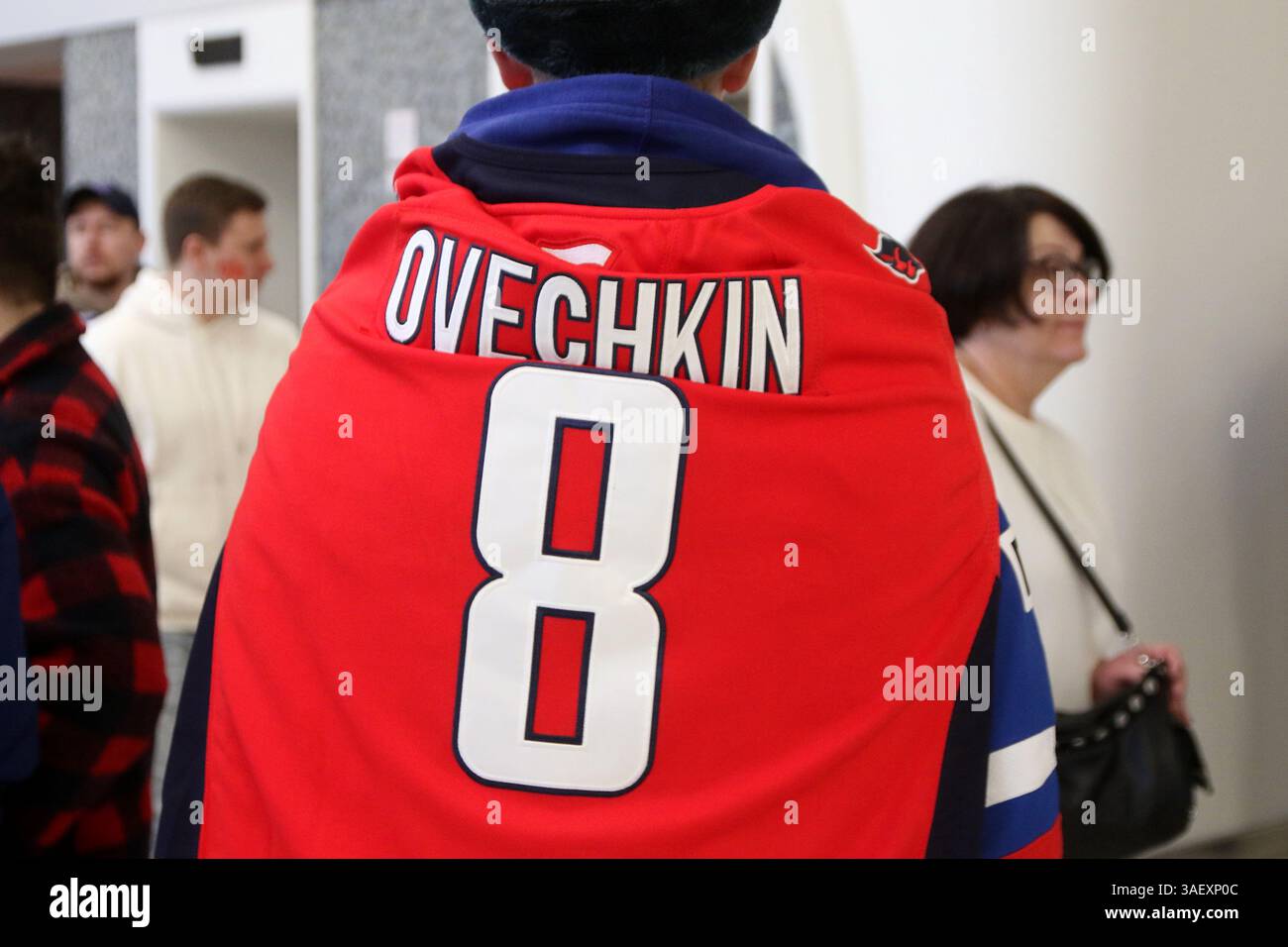 Saint Petersburg, Russia. 06th Apr, 2025. A jersey with the inscription ...