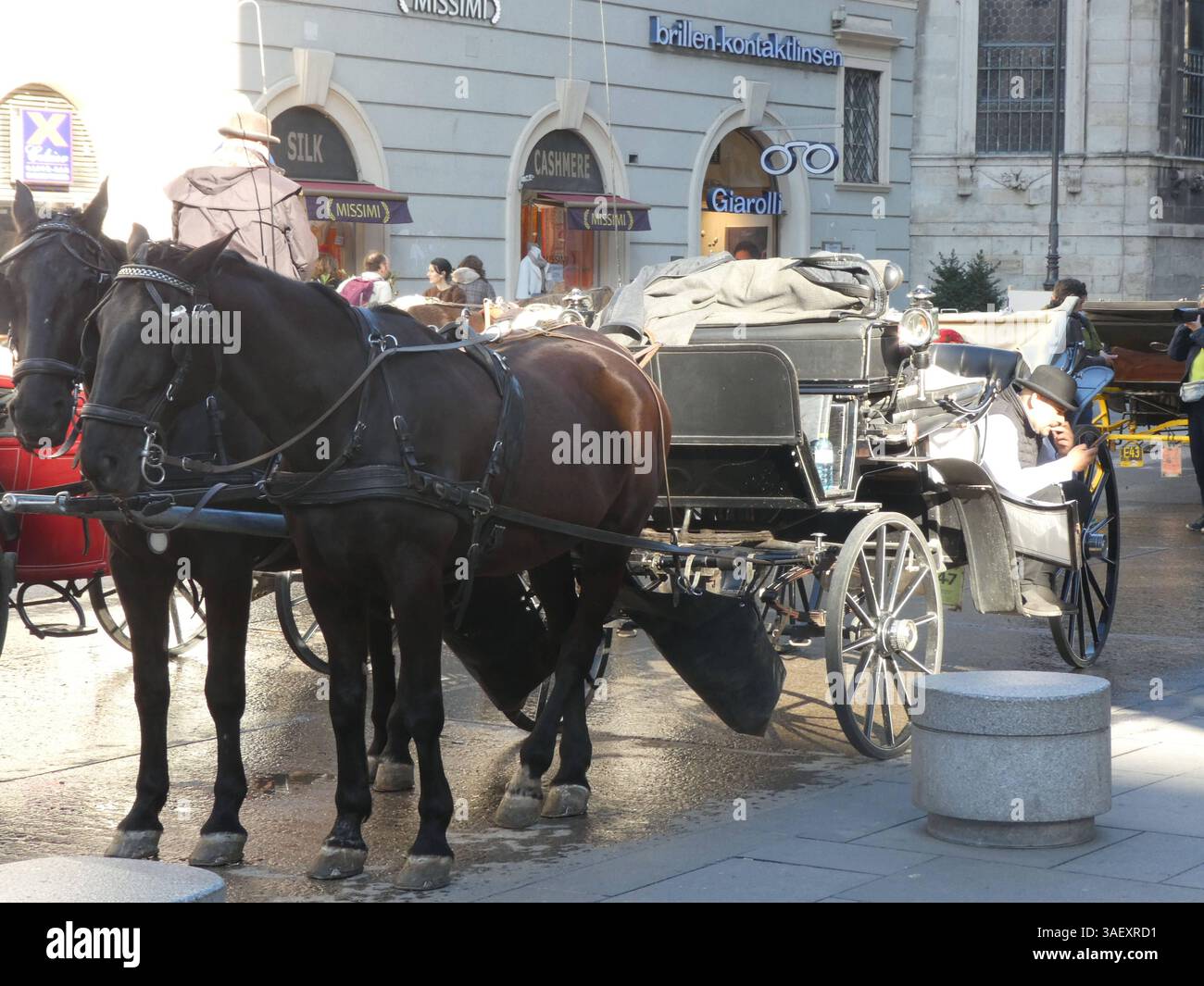 Fiaker Fiaker ist in Wien eine Bezeichnung für eine zweispännige ...