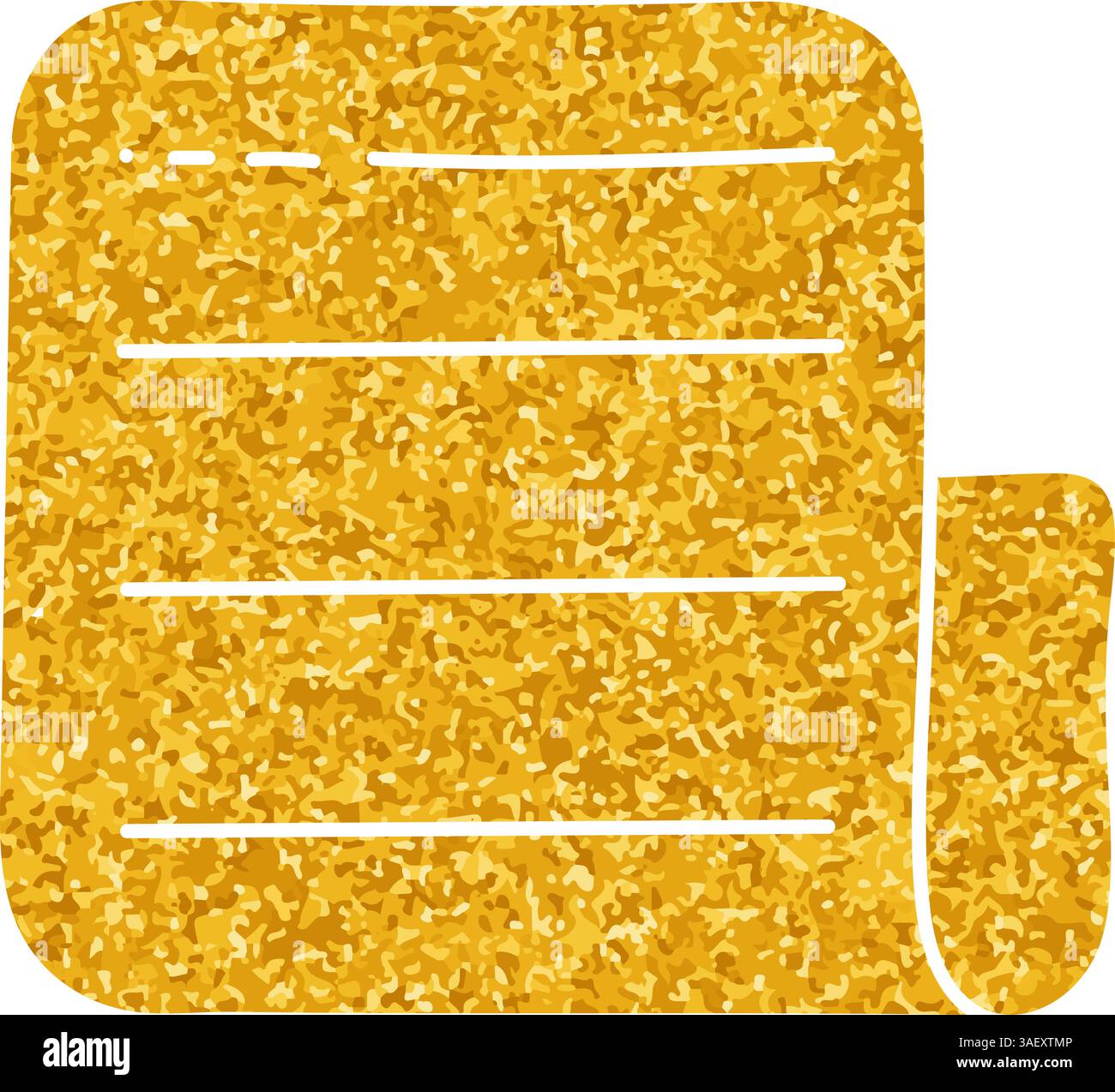 Document drawing in gold color style Stock Vector Image & Art - Alamy
