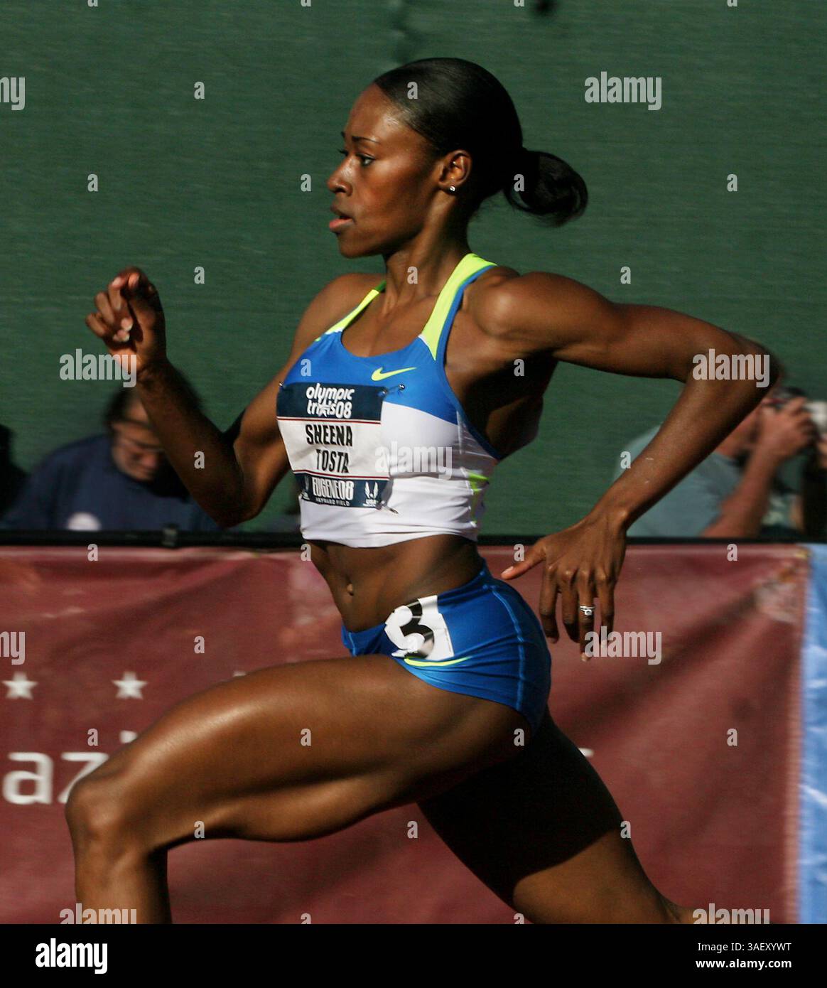 Jun 27, 2008 - Eugene, Oregon, USA - Runner SHEENA TOSTA readies for ...