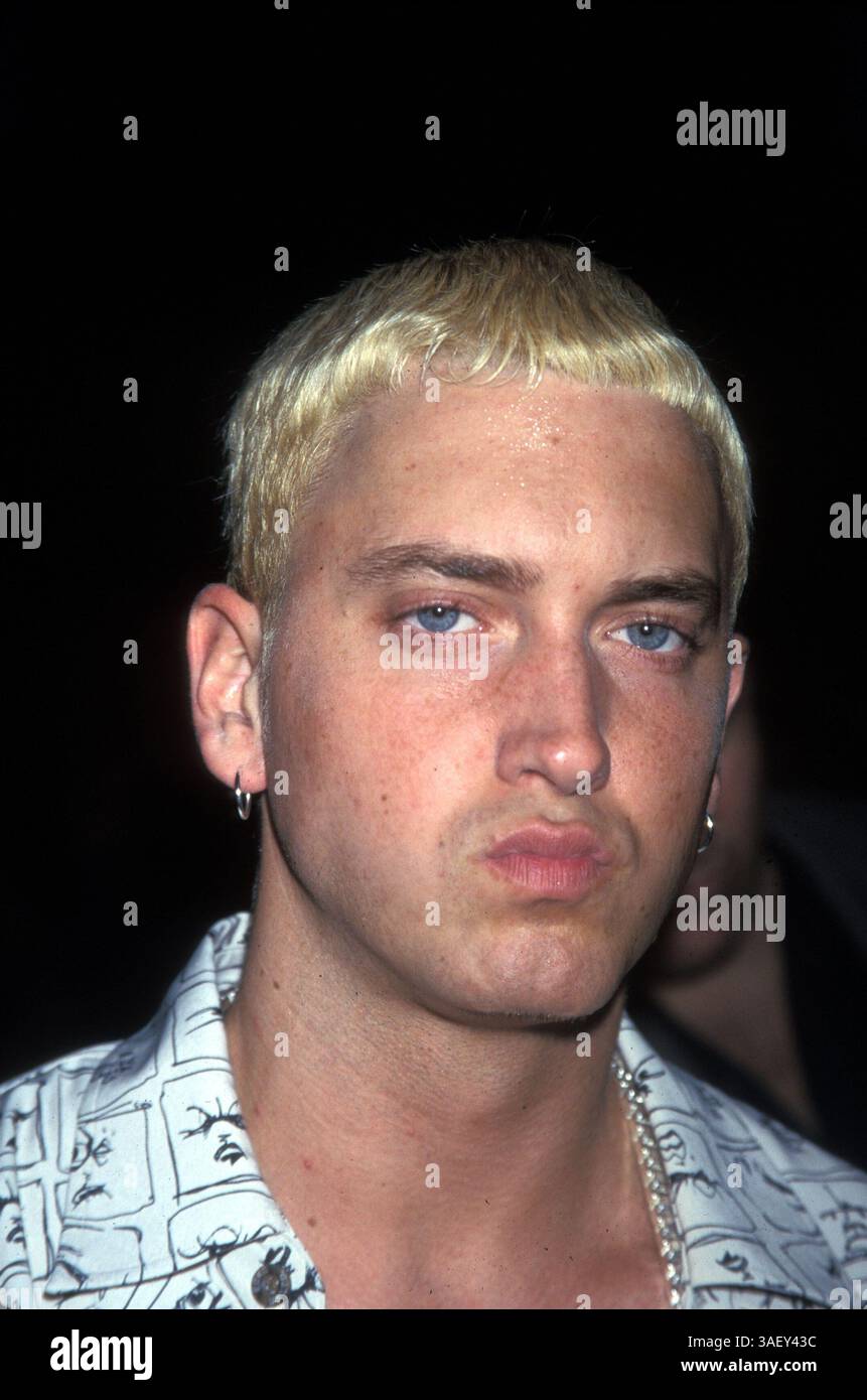 Sep 09, 1999; New York, NY, USA; Rapper EMINEM @ the 1999 MTV Awards In ...