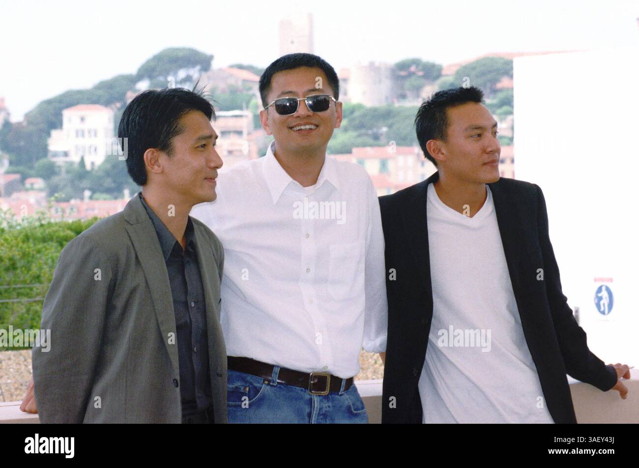 May 20, 1997; Cannes, FRANCE; TONY LEUNG CHIU-WAI, KAR WAI WONG and ...