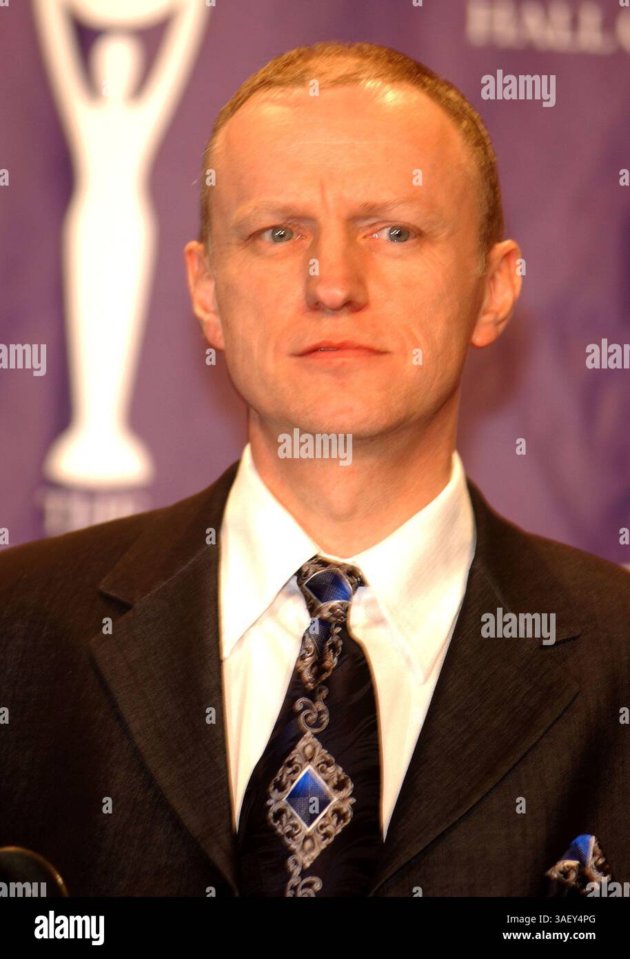 Mar 10, 2003; New York, NY, USA; Drummer TERRY CHIMES of 'The Clash ...