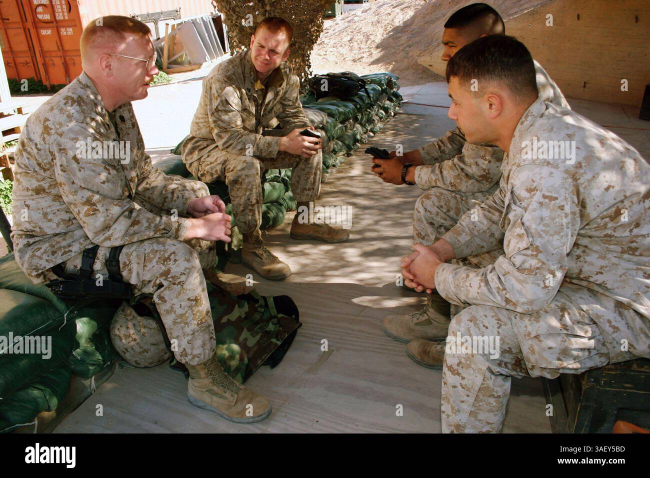 Mar 19, 2005; Al Taqaddum, Iraq; Master Gunnery Sgt. JEROLD H ...
