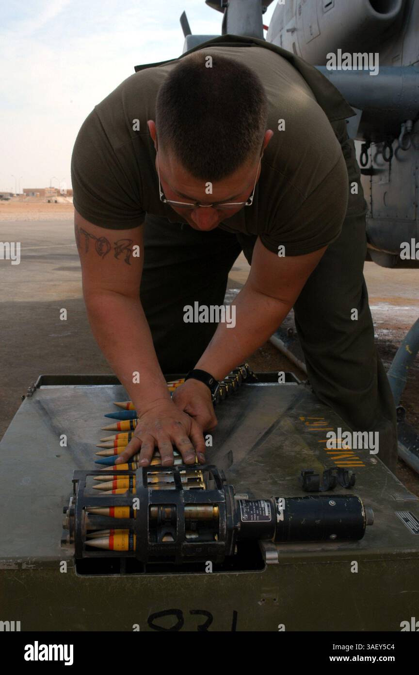 Mar 22, 2005; Al Asad, Iraq; Cpl. JOSHUA A. WRIGHT, ordnance technician ...