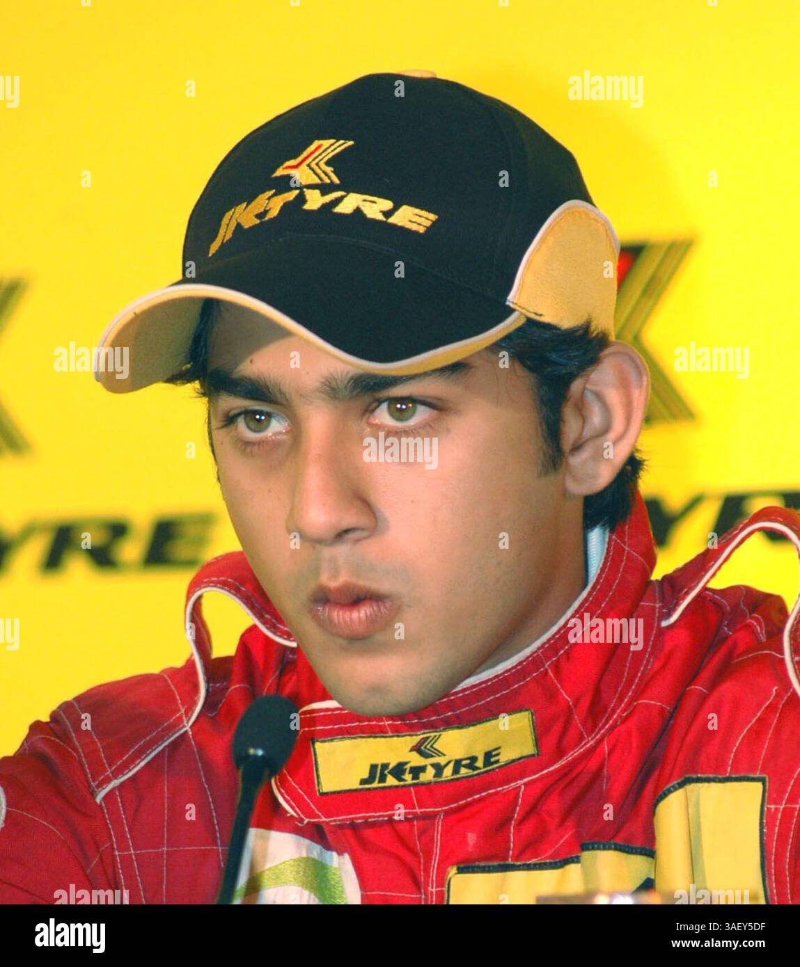 Mar 22, 2005; New Delhi, INDIA; India's racing player, Armaan Ebrahim ...