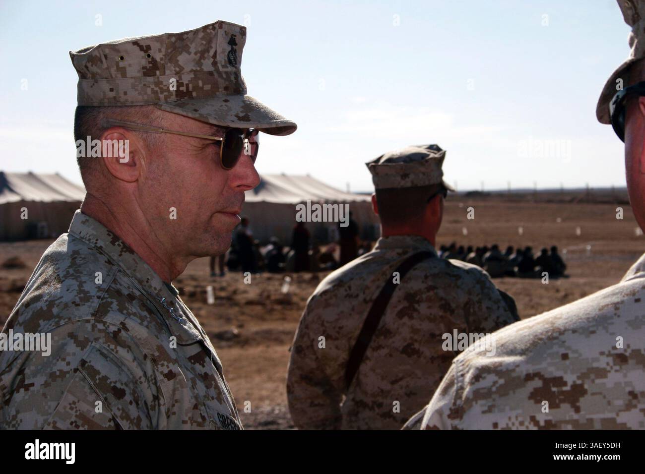 Mar 21, 2005; Al Asad, Iraq; Lieutenant Gen. CHIP GREGSON, commander, U ...