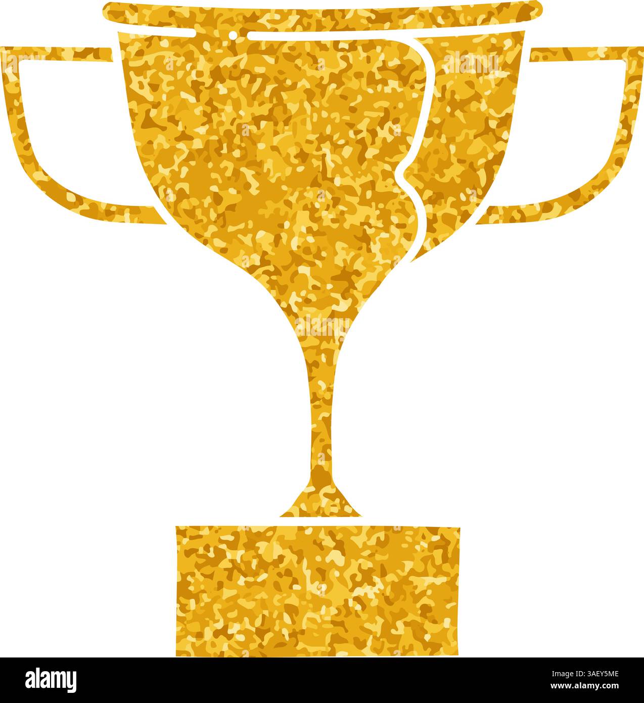 Trophy drawing in gold color style Stock Vector Image & Art - Alamy