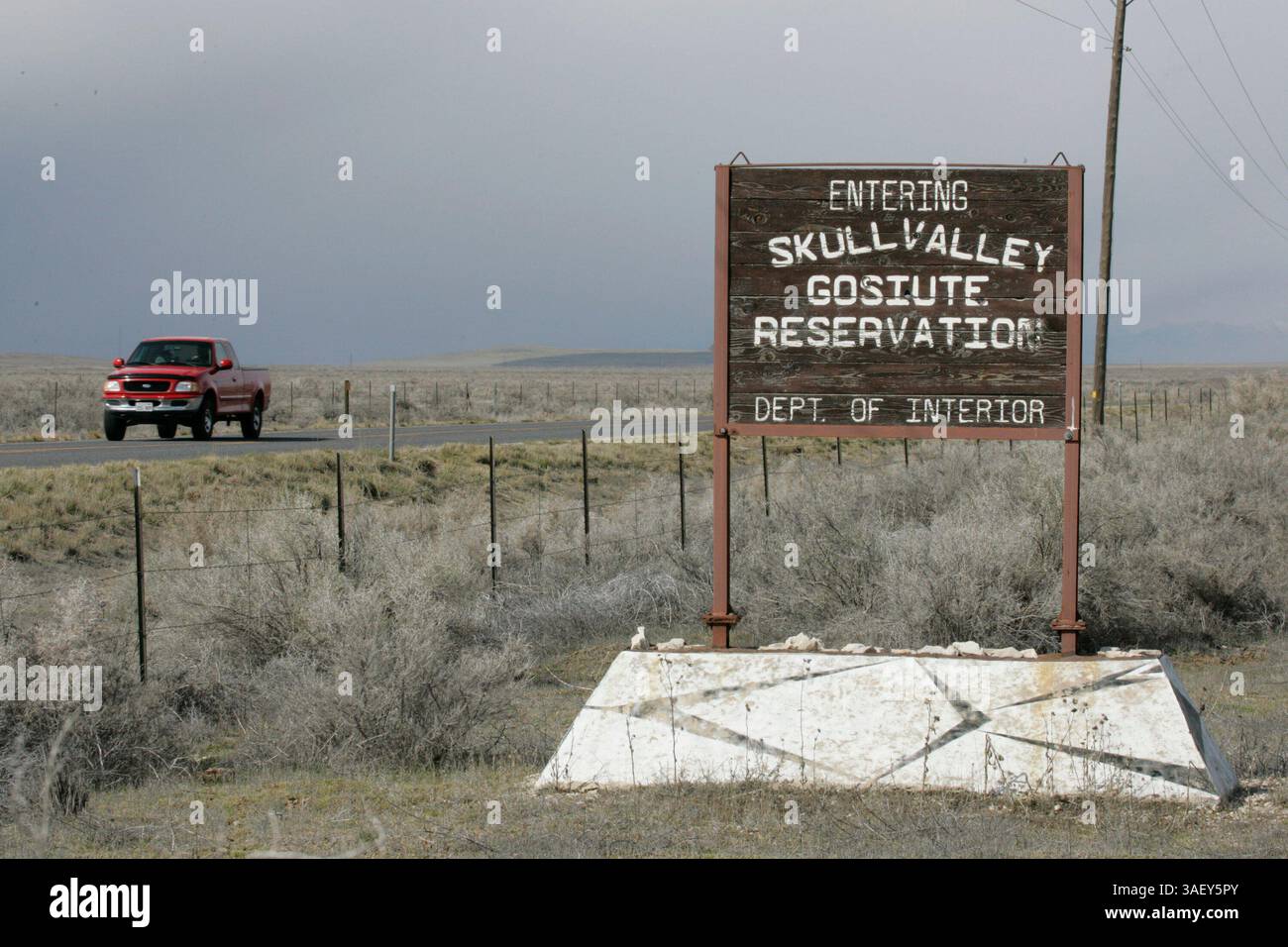 Mar 25, 2005; Skull Valley, UT, USA; Skull Valley is on the Goshute ...