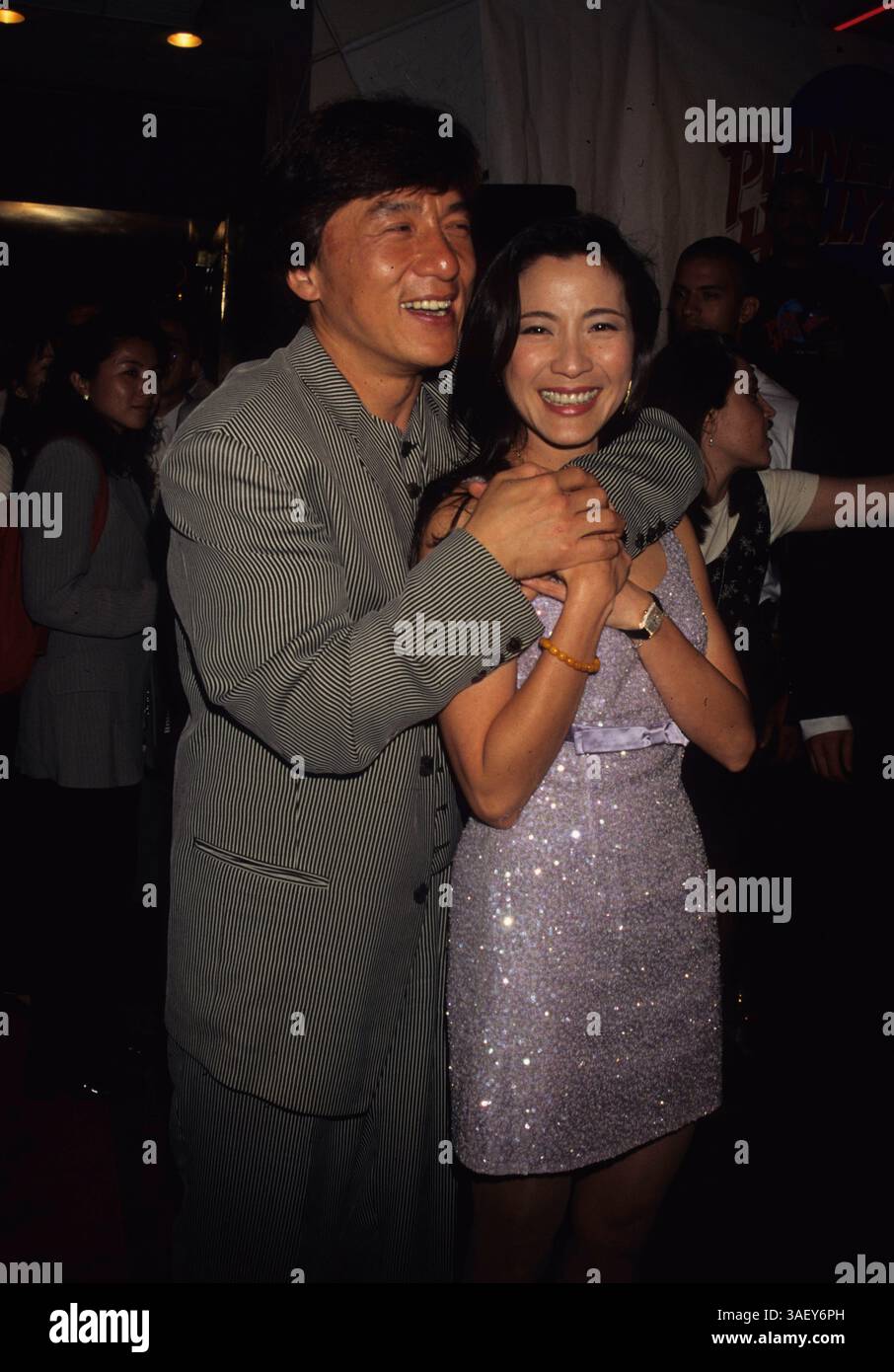 Jul 06, 1996; Los Angeles, CA, USA; Actress MICHELLE YEOH and JACKIE ...
