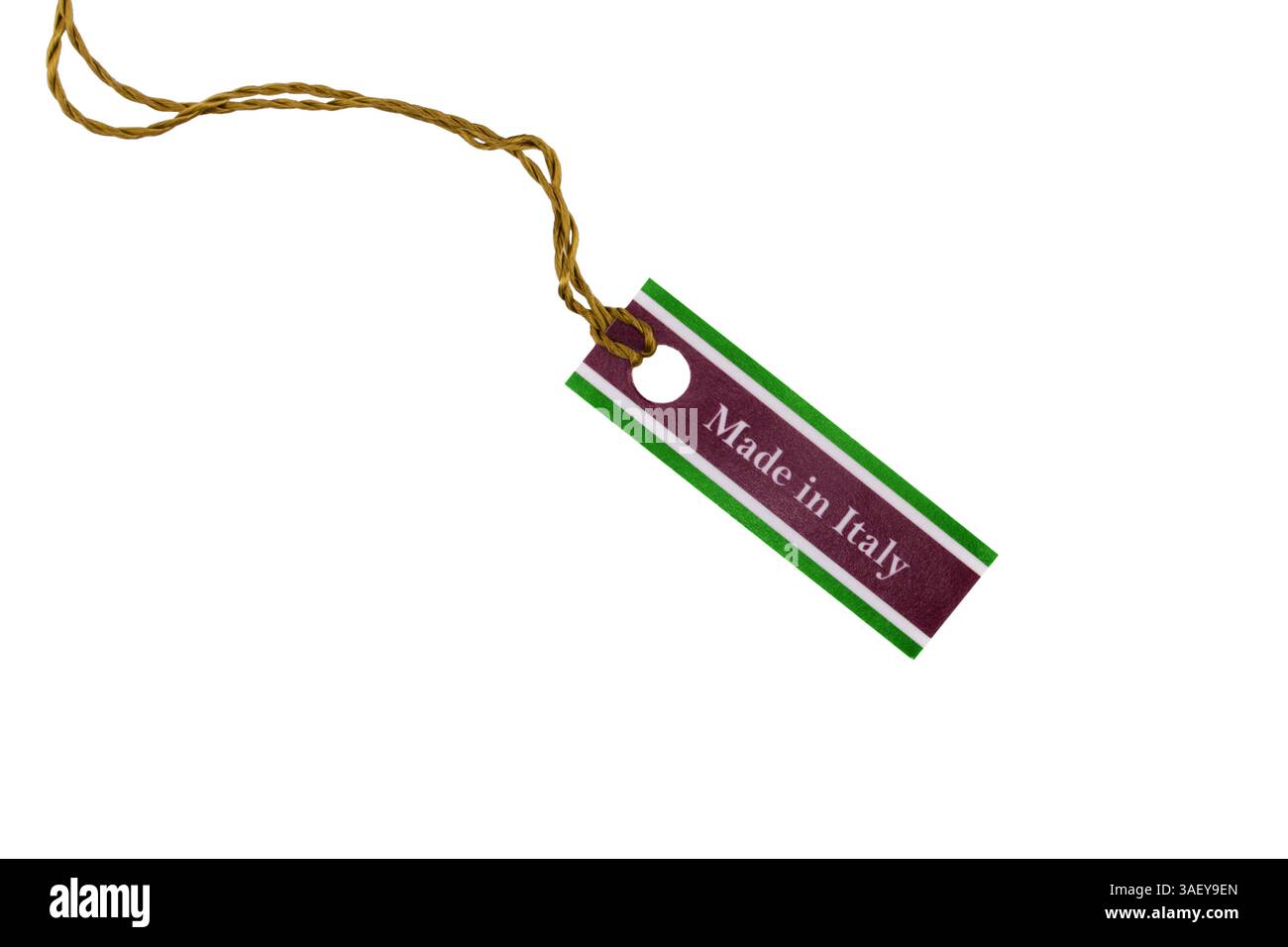 Label with Made in italy sign isolated on white background. Made in ...