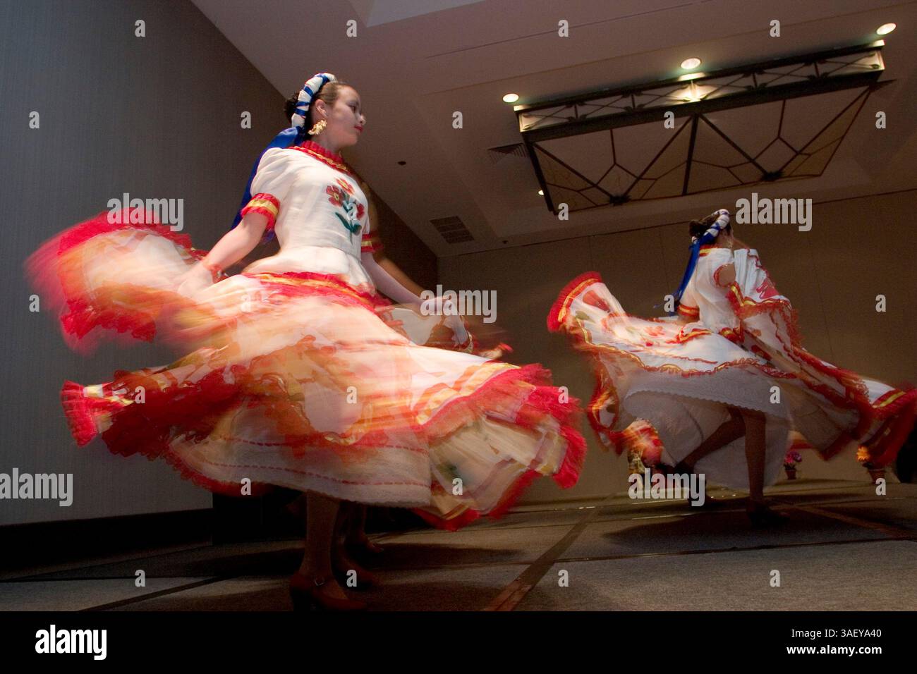Mar 18, 2005; Los Angeles, CA, USA; Latin American traditional dancing ...