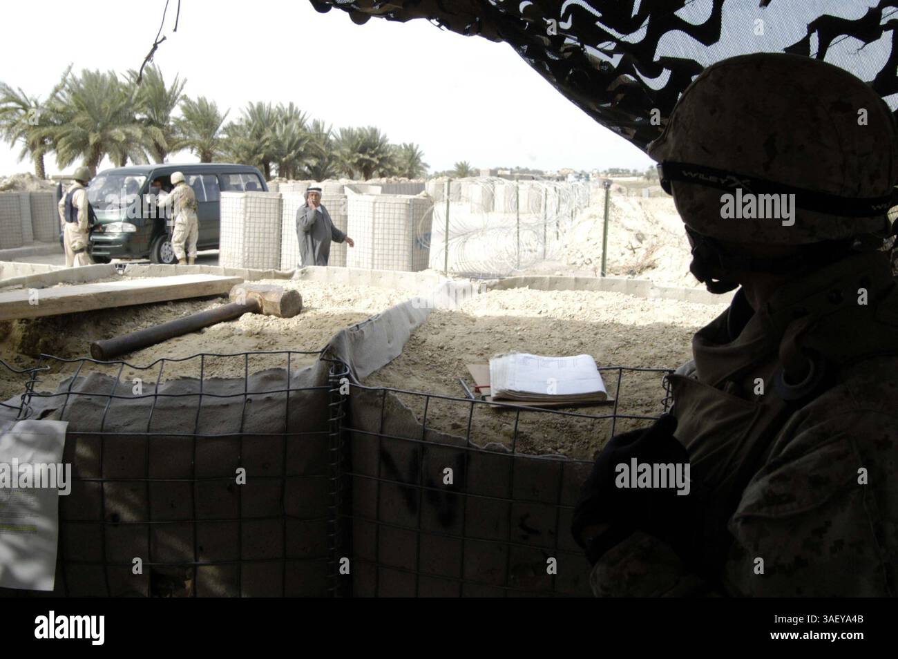 Mar 23, 2005; Fallujah, Iraq; A corpsman with 3rd Battalion, 4th ...