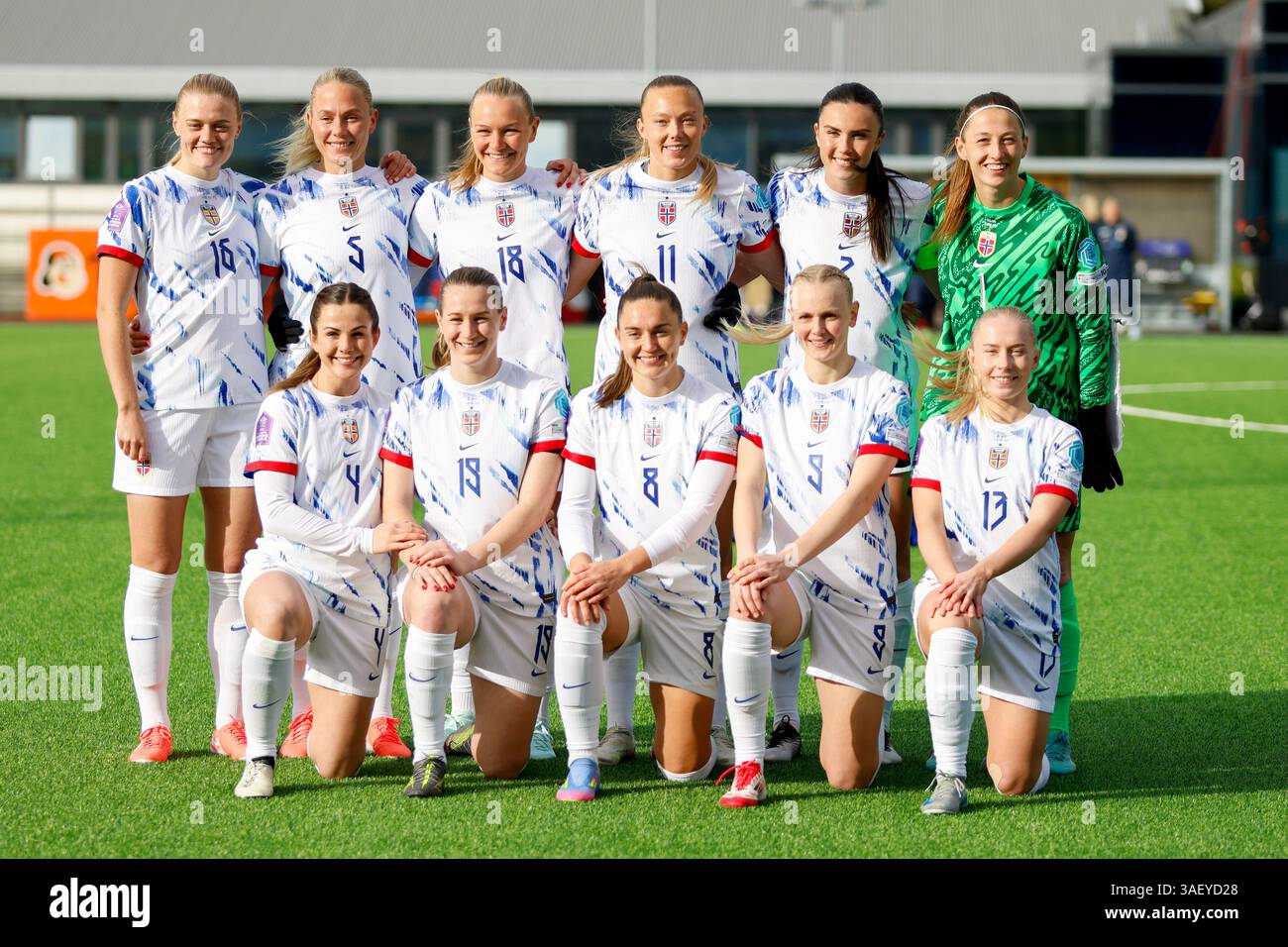 Reykjavík, Iceland 20250404. Norway started with this team during the ...