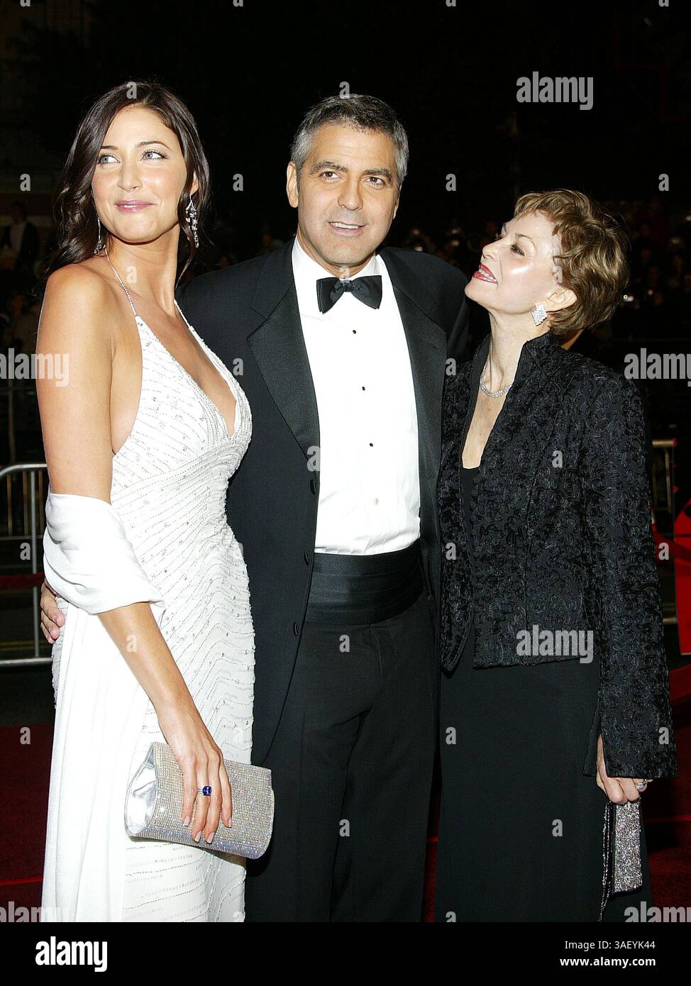 Dec 08, 2004; Hollywood, CA, USA; Actor GEORGE CLOONEY with girlfriend ...