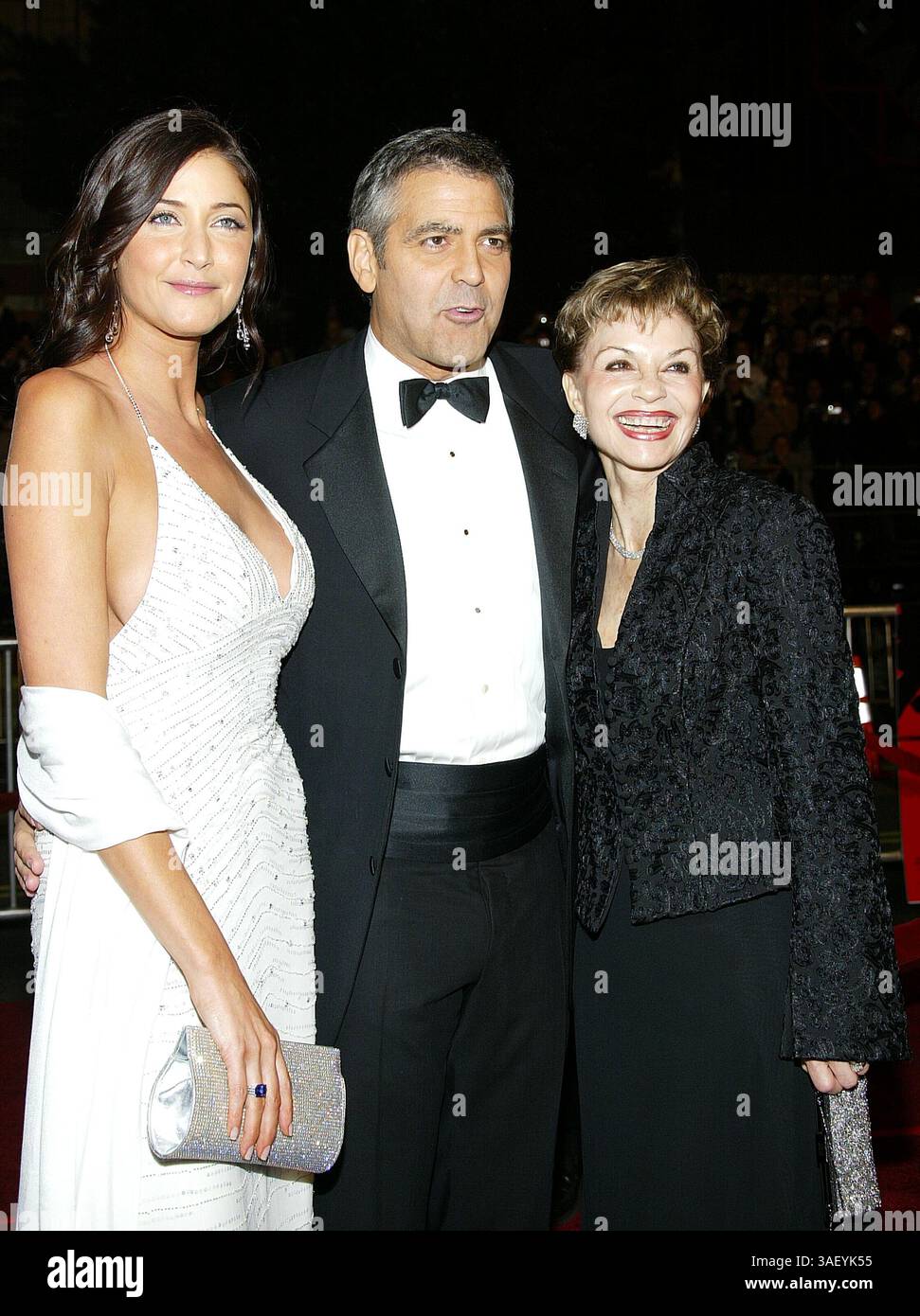 Dec 08, 2004; Hollywood, CA, USA; Actor GEORGE CLOONEY with girlfriend ...
