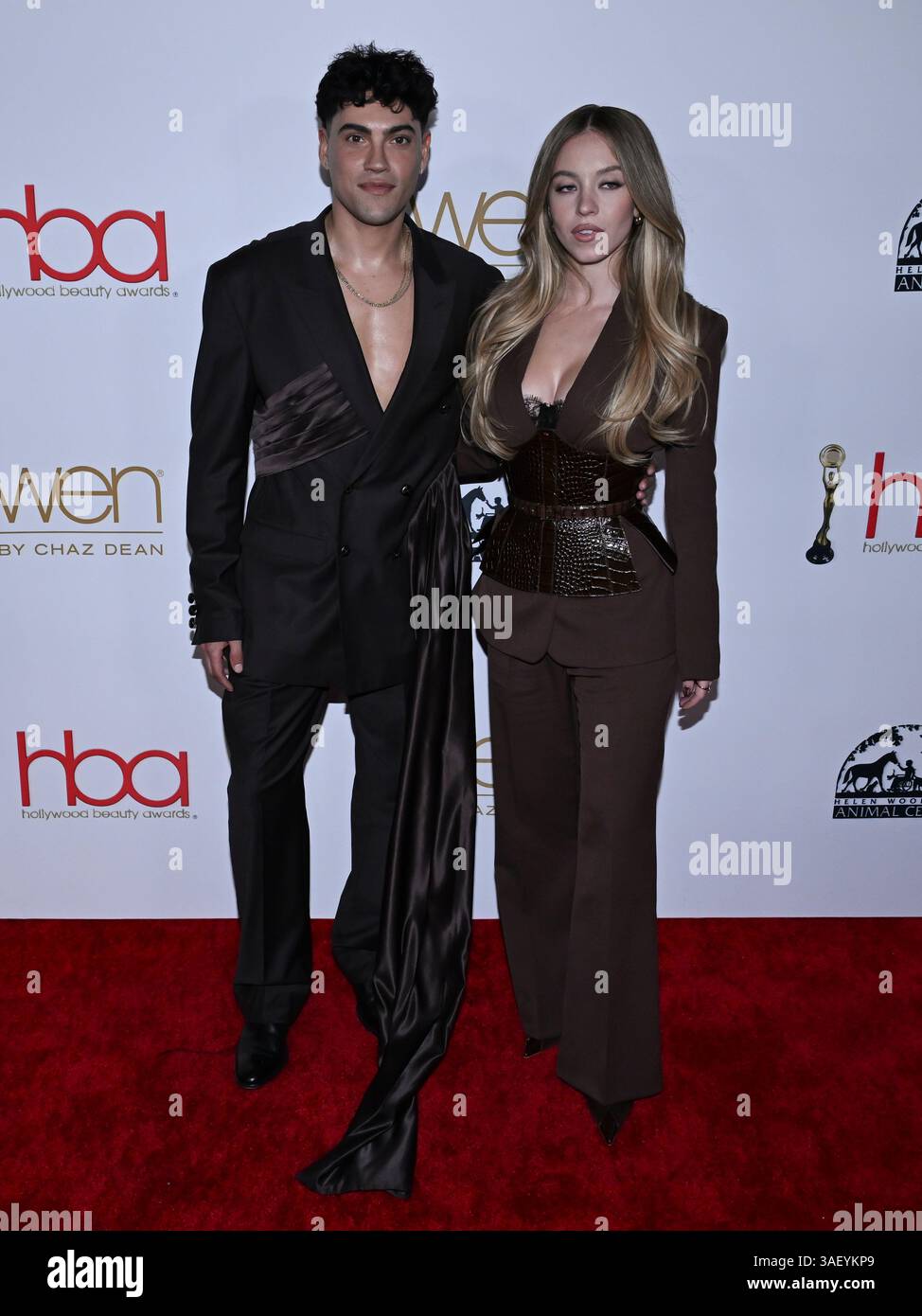 April 6, 2025, Hollywood, California, USA: Glen Oropeza and Sydney ...