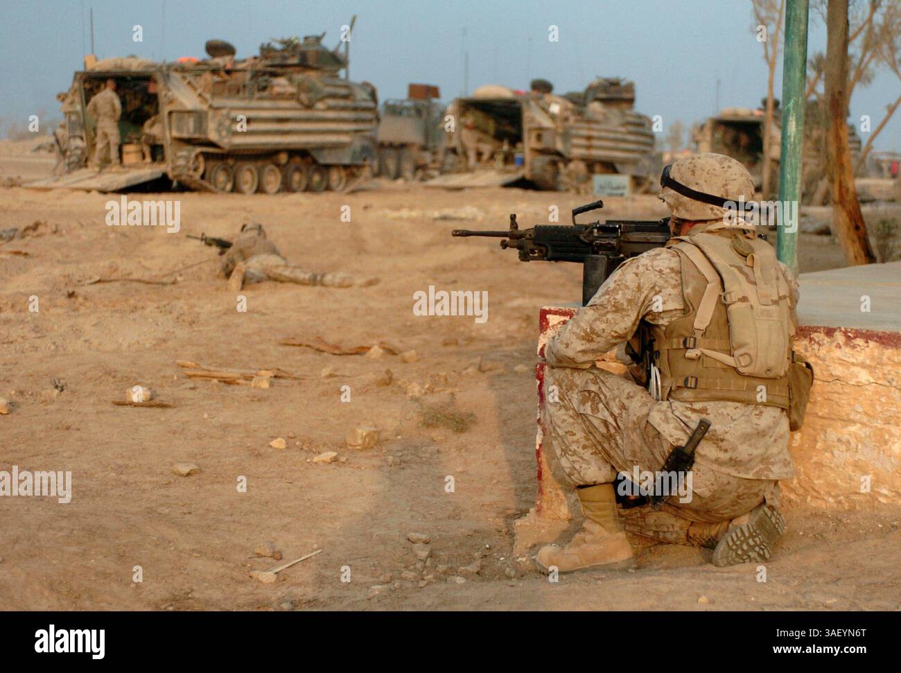 Nov 15, 2004; Fallujah, Iraq; Two days before entering the city of ...