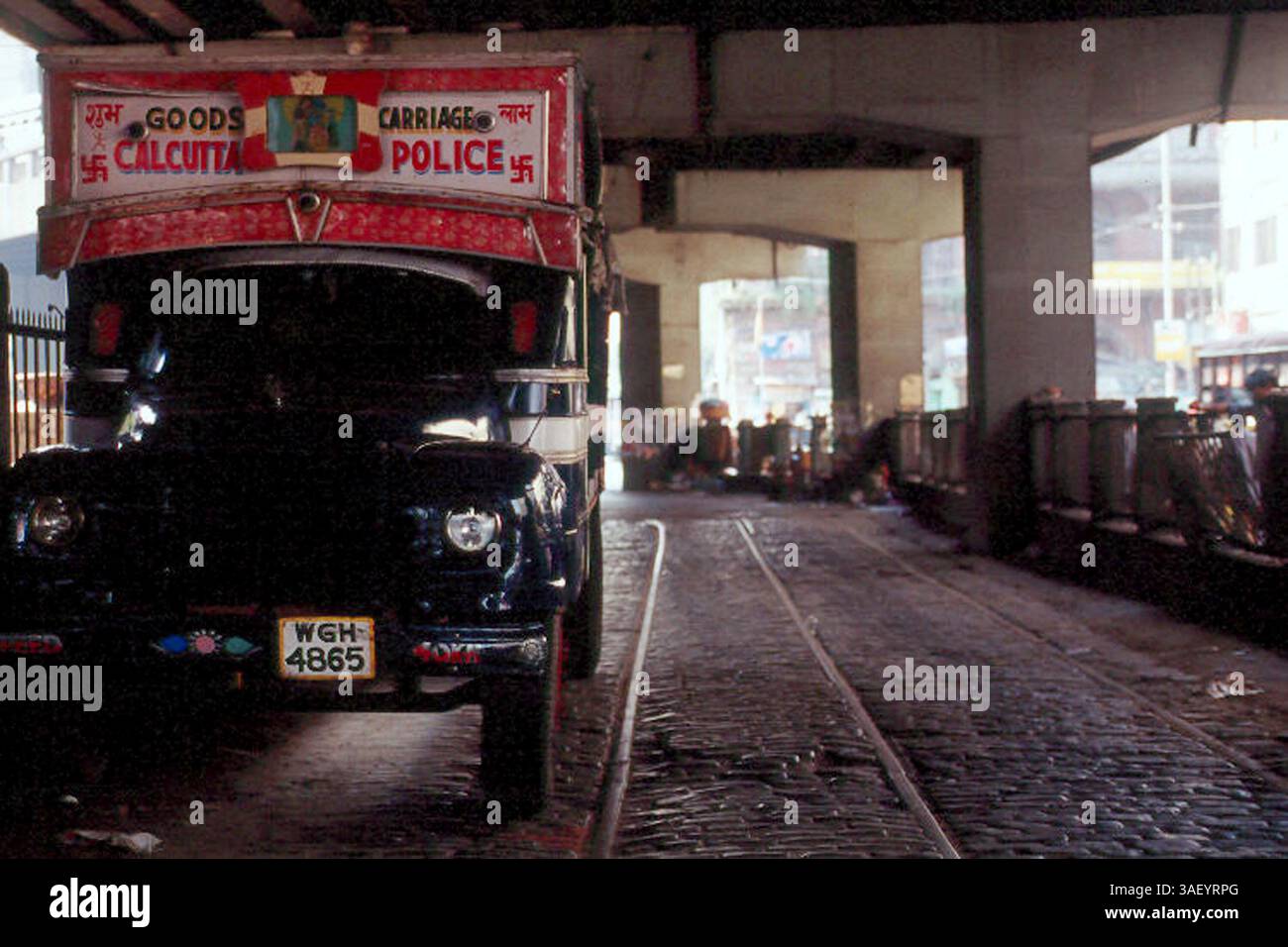 Dec 16, 2004; Calcutta, INDIA; (File Photo) Calcutta police paddy wagon ...