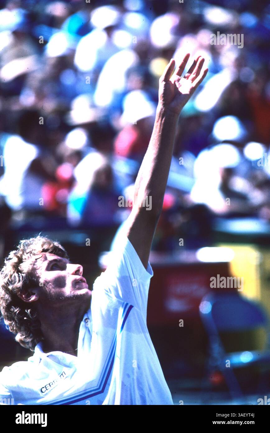 Sep 10, 1983; New York, NY, USA; Tennis Star MATS WILANDER at the US ...
