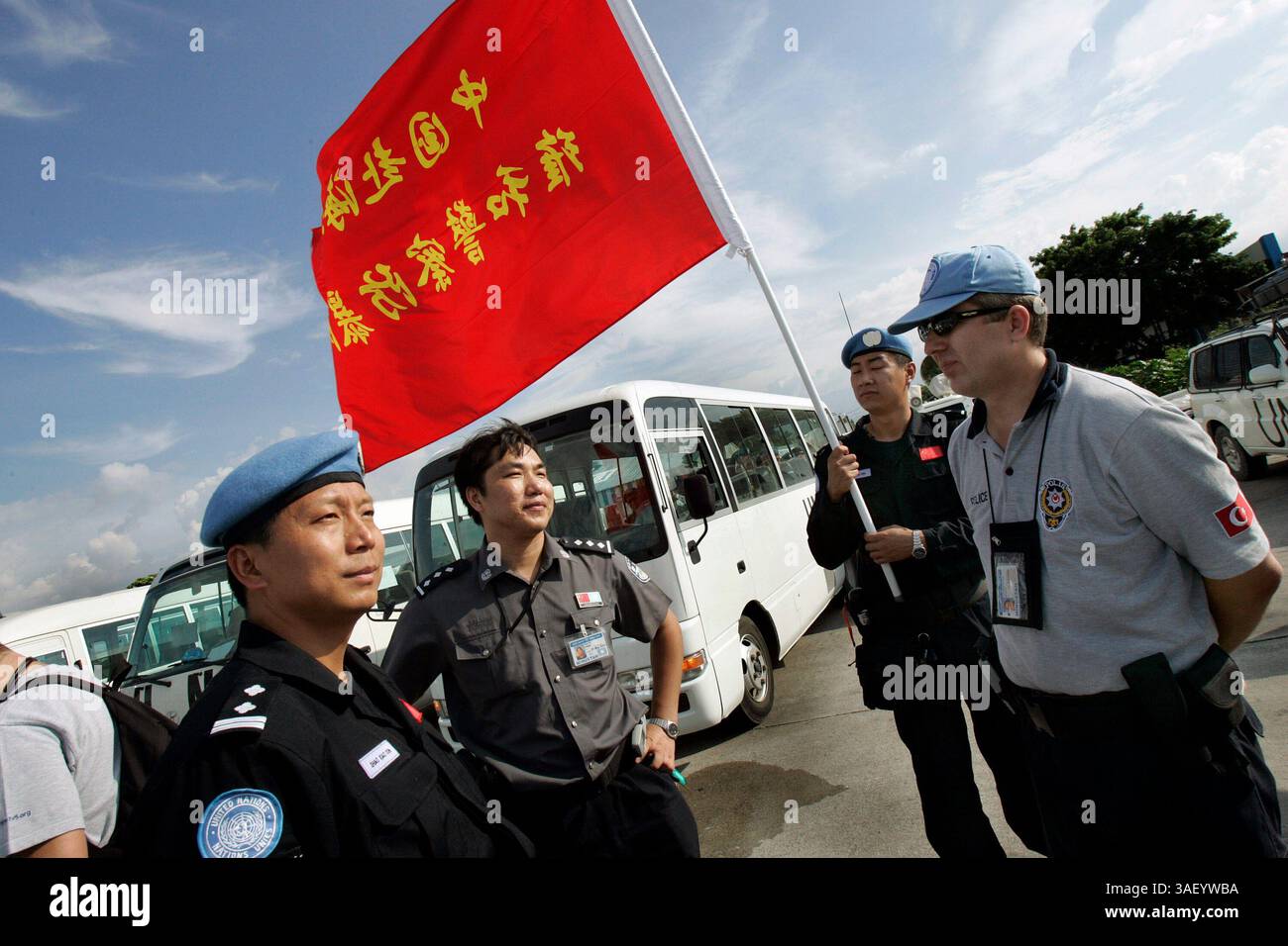 Oct 17, 2004; Port Au Prince, Haiti; The remaining 95 Chinese Formed ...