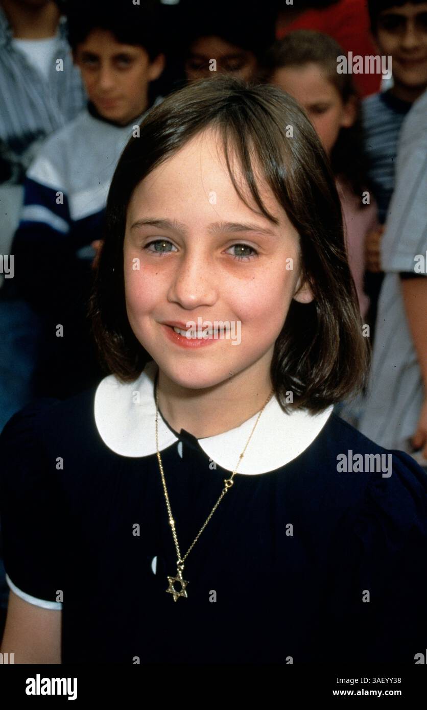 Apr 11, 1997; Los Angeles, CA, USA; Actress MARA WILSON at the Kid's ...