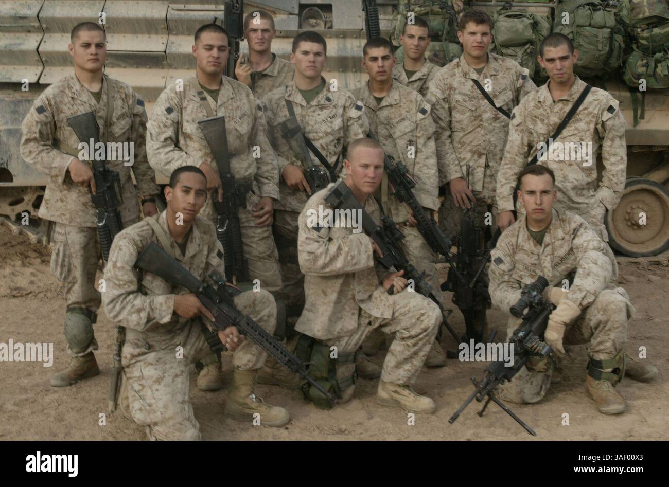 Nov 07, 2004; Fallujah, Iraq; A squad of Marines from Company I, 3rd ...
