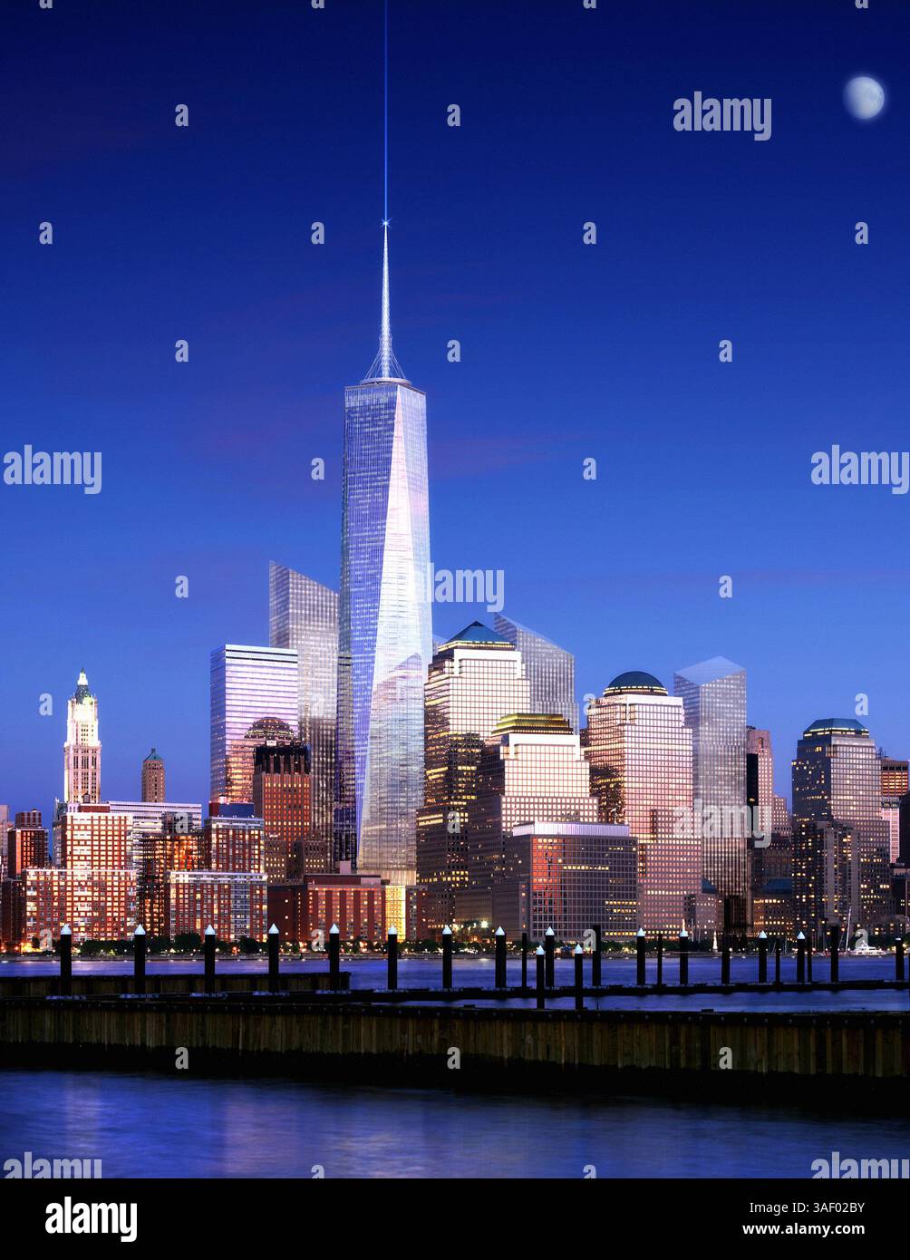 Jun 29, 2005; New York, NY, USA; The new design for the skyscraper that ...