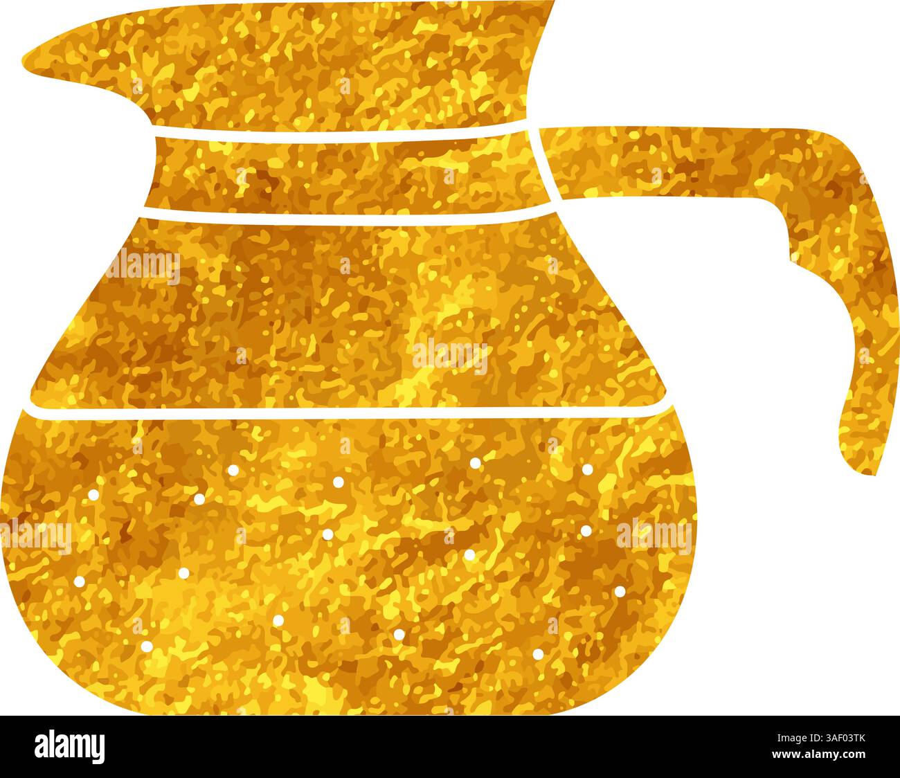 Drinking serving jug coffee, tea, milk, chocolate beverage drawing in ...