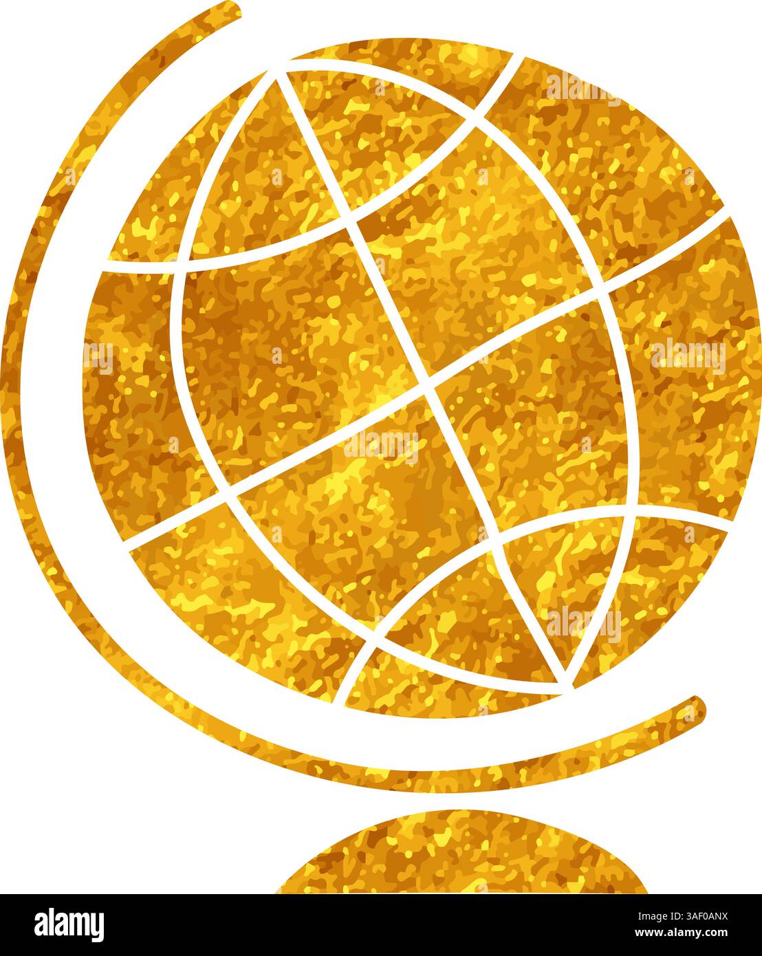 Gold globus Stock Vector Images - Alamy