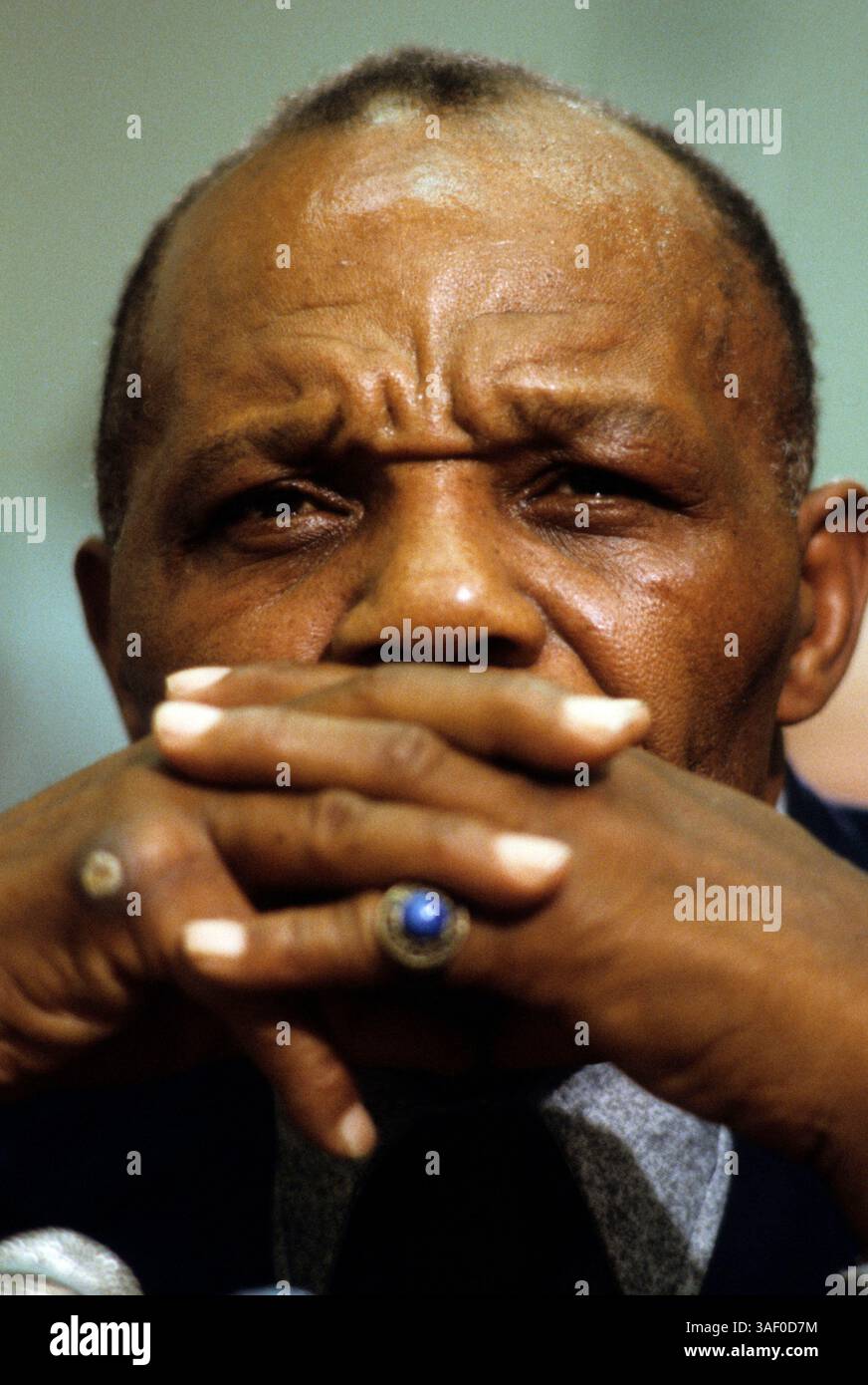 Apr 03, 1979; Washington, DC, USA; Former boxer JERSEY JOE WALCOTT at ...