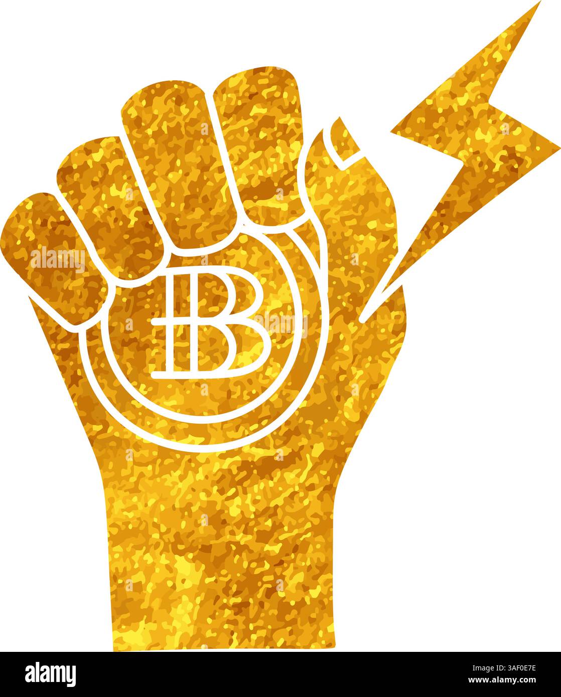 Hand holding coin drawing in gold color style Stock Vector Image & Art ...