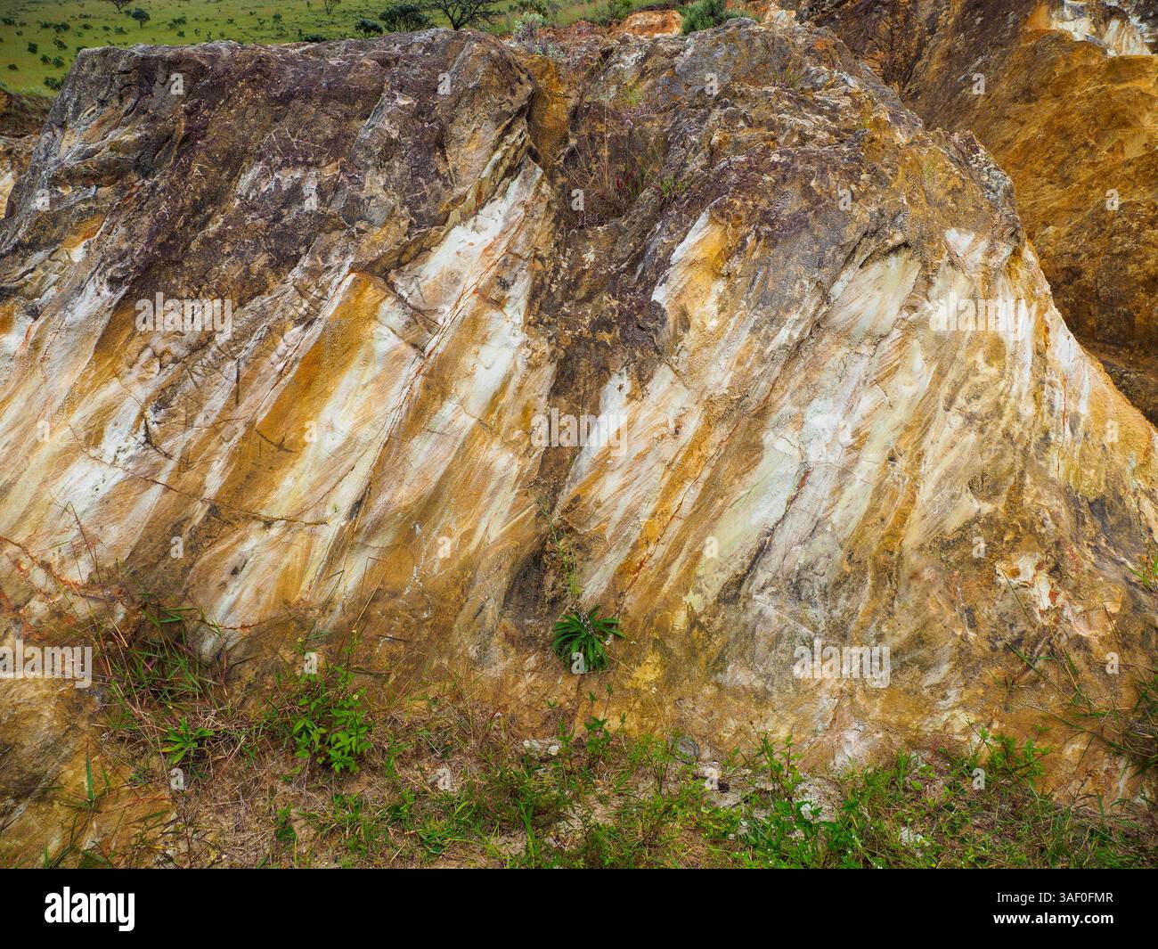 Barbeton GeoTrail, white tidal herringbone sandstones, South Africa ...