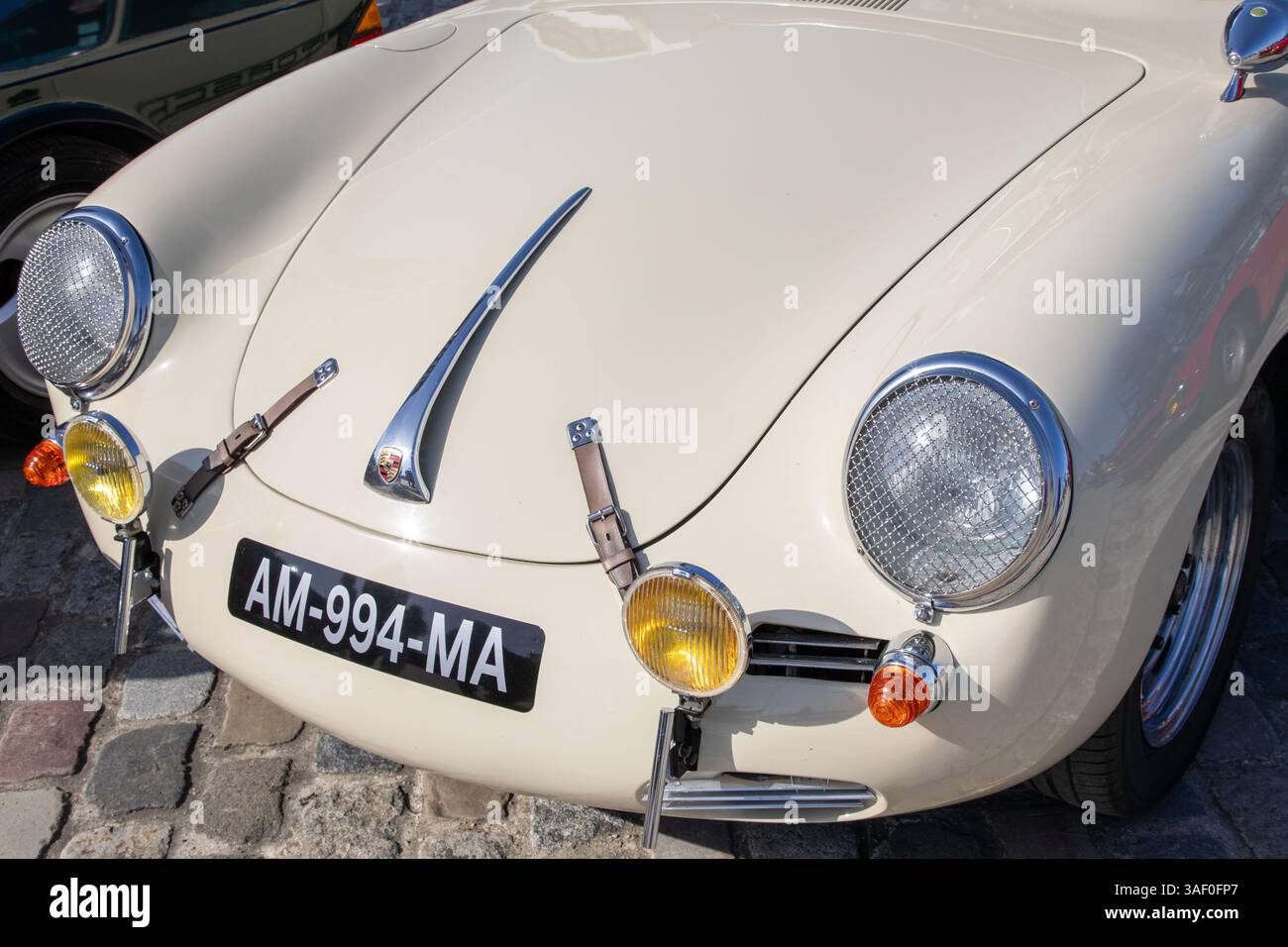 Bordeaux , France - 04 07 2025 : porsche 356 front emblem logo brand ...