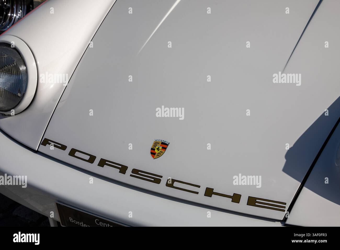 Bordeaux , France - 04 07 2025 : porsche 911 front logo brand and text ...