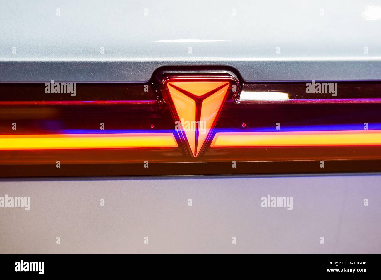 Melbourne, Australia. 04th Apr, 2025. Logo of Deepal, Chinese electric ...