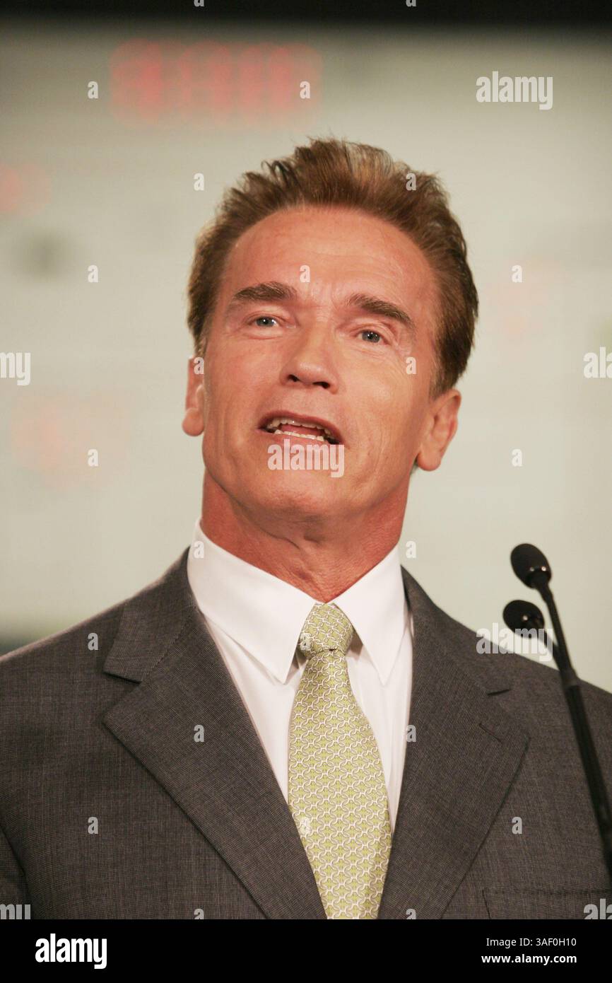 Jun 23, 2005; Los Angeles, CA, USA; Gov. Arnold Schwarzenegger ...