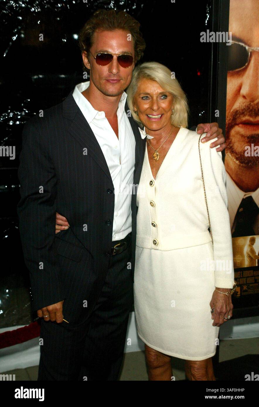 Sep 26, 2005; Beverly Hills, California, USA; actor MATTHEW McCONAUGHEY & Mother KAY at the 'Two ...