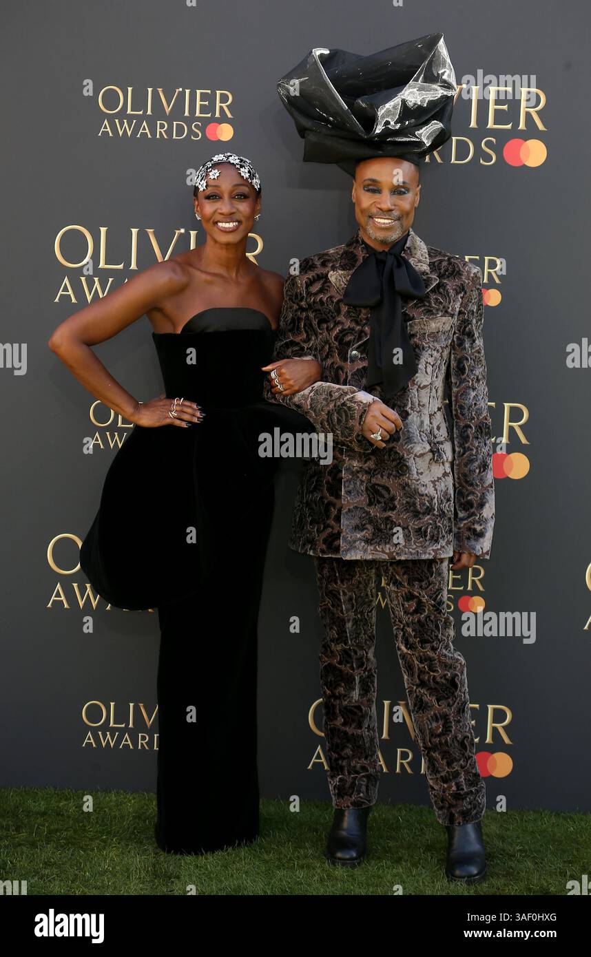 Beverley Knight and Billy Porter attend The Olivier Awards 2025 at The ...